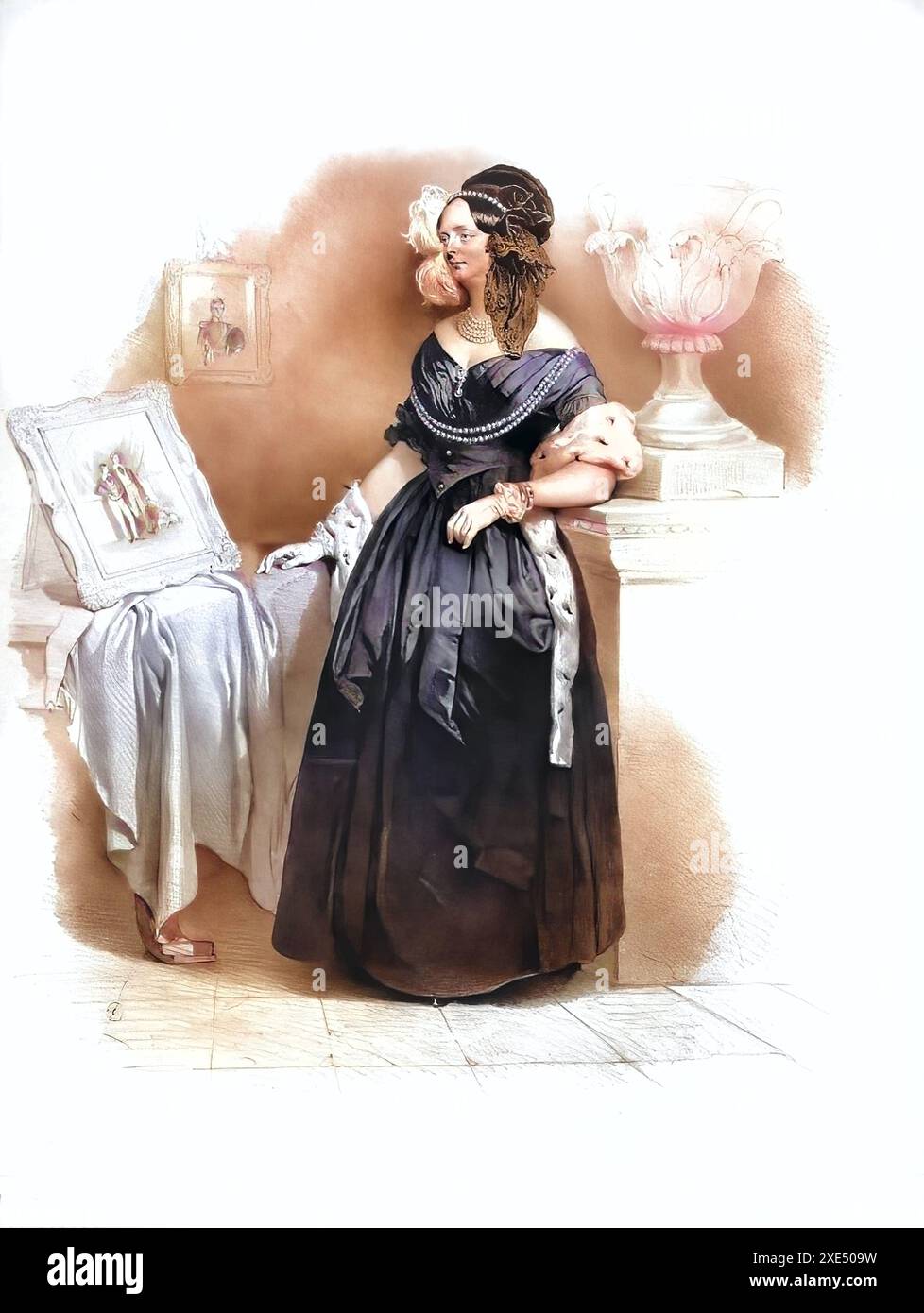 Elisabeth Anna Russell, geb. Rawdon 1874 Ehefrau von George William ...