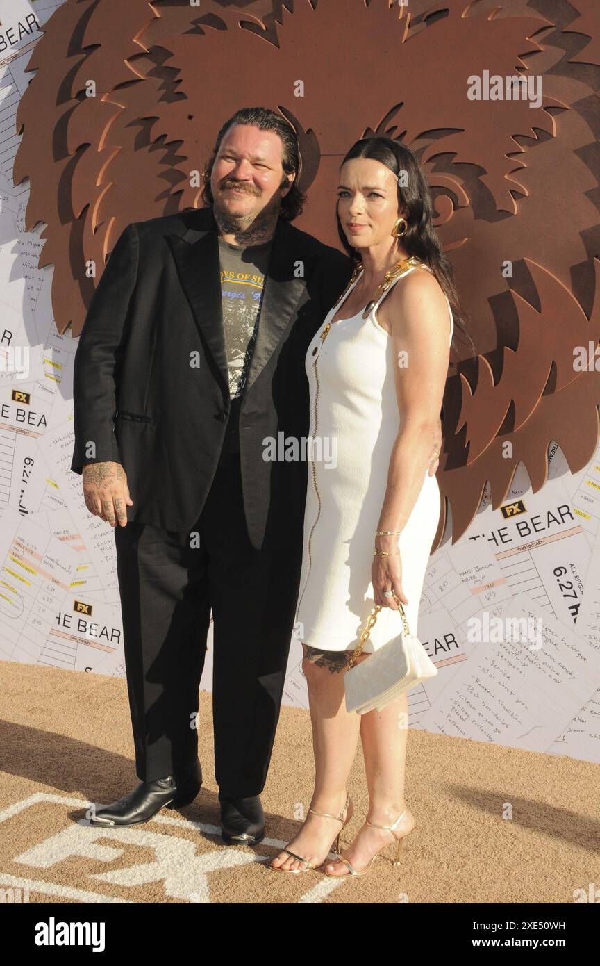 Matty Matheson, Trish Spencer at arrivals for FX s THE BEAR Season ...