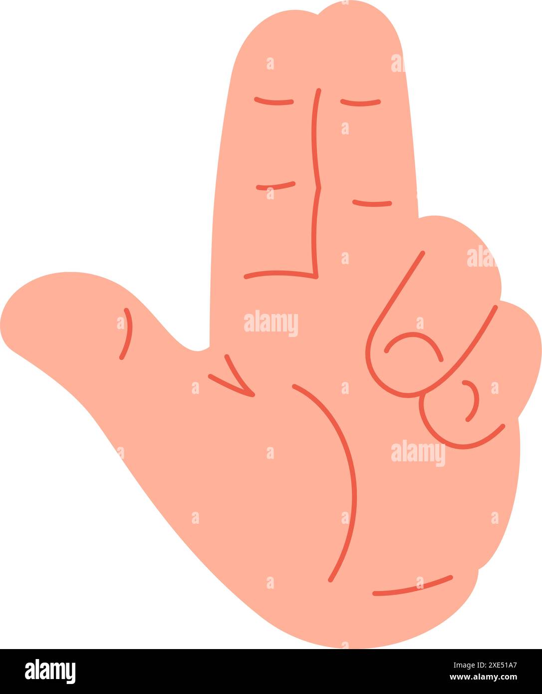 Cartoon hand raised hi-res stock photography and images - Alamy