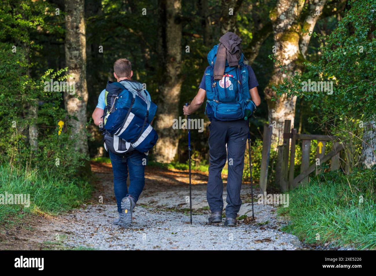 Pilgrims walking hi-res stock photography and images - Alamy