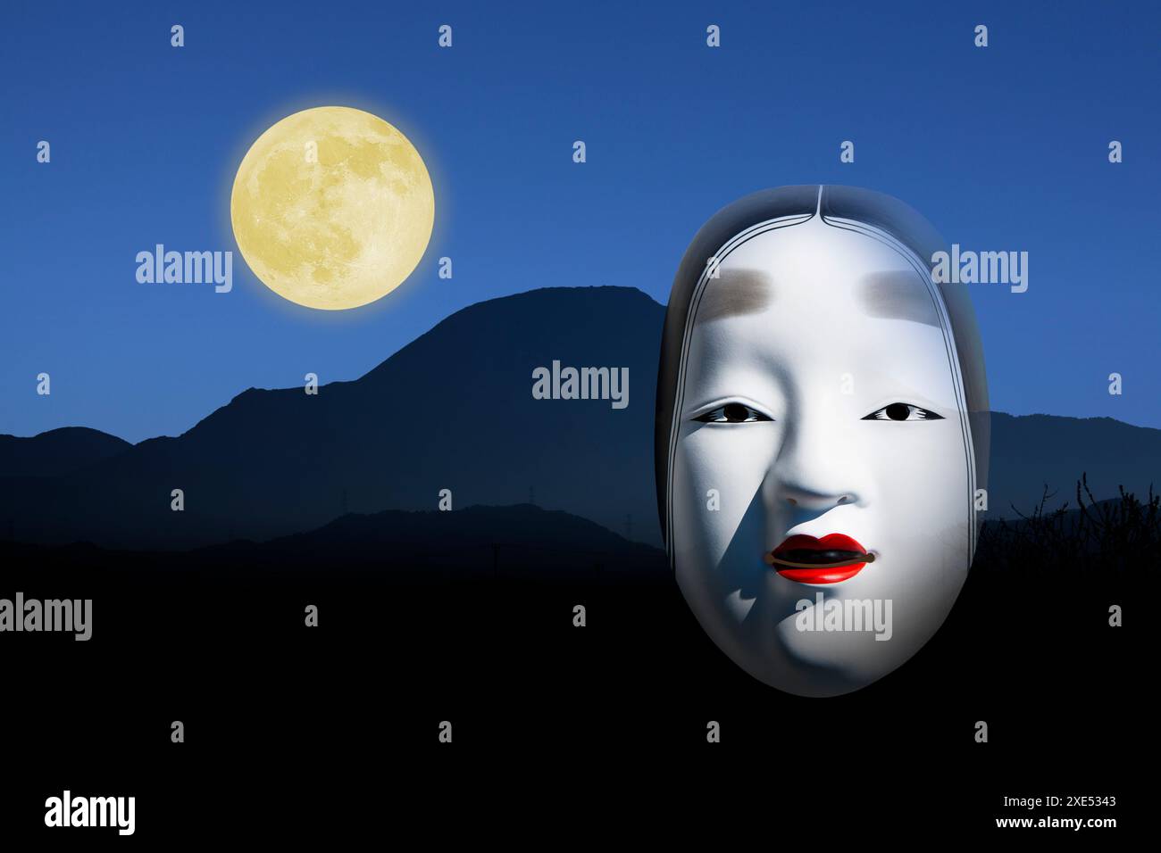 Moon masks hi-res stock photography and images - Alamy