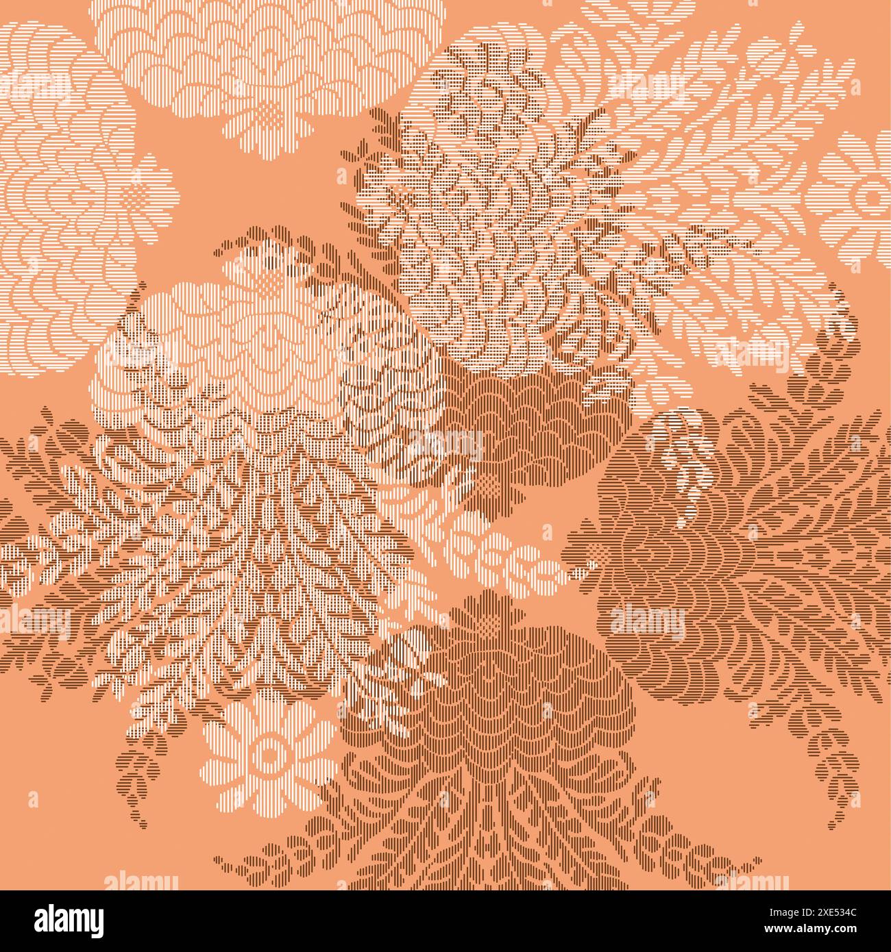 Pattern of plants Stock Photo - Alamy