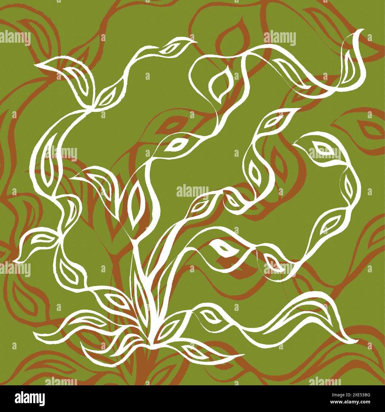 Pattern of plants Stock Photo - Alamy