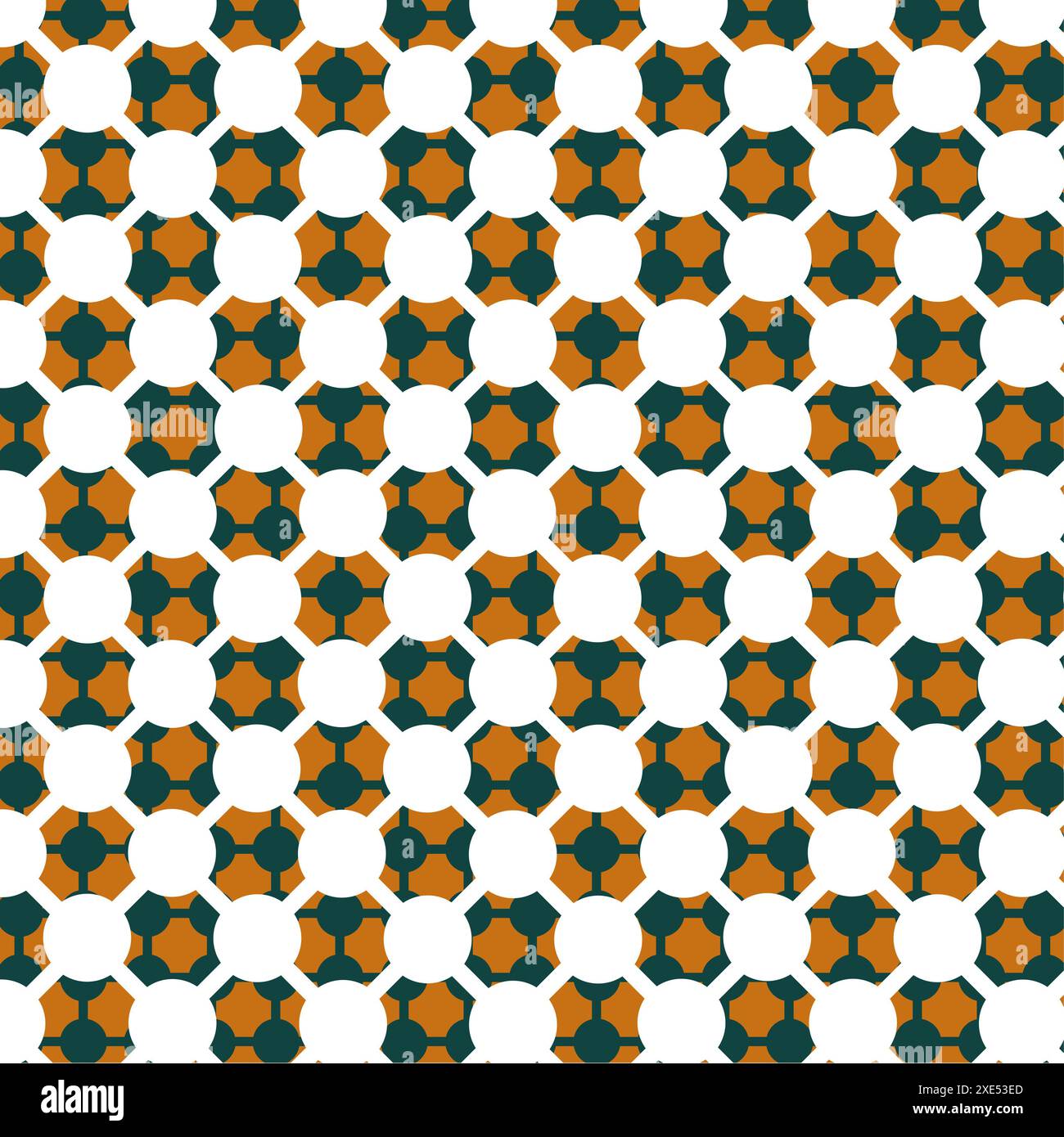 Circle pattern connected by lines Stock Photo - Alamy