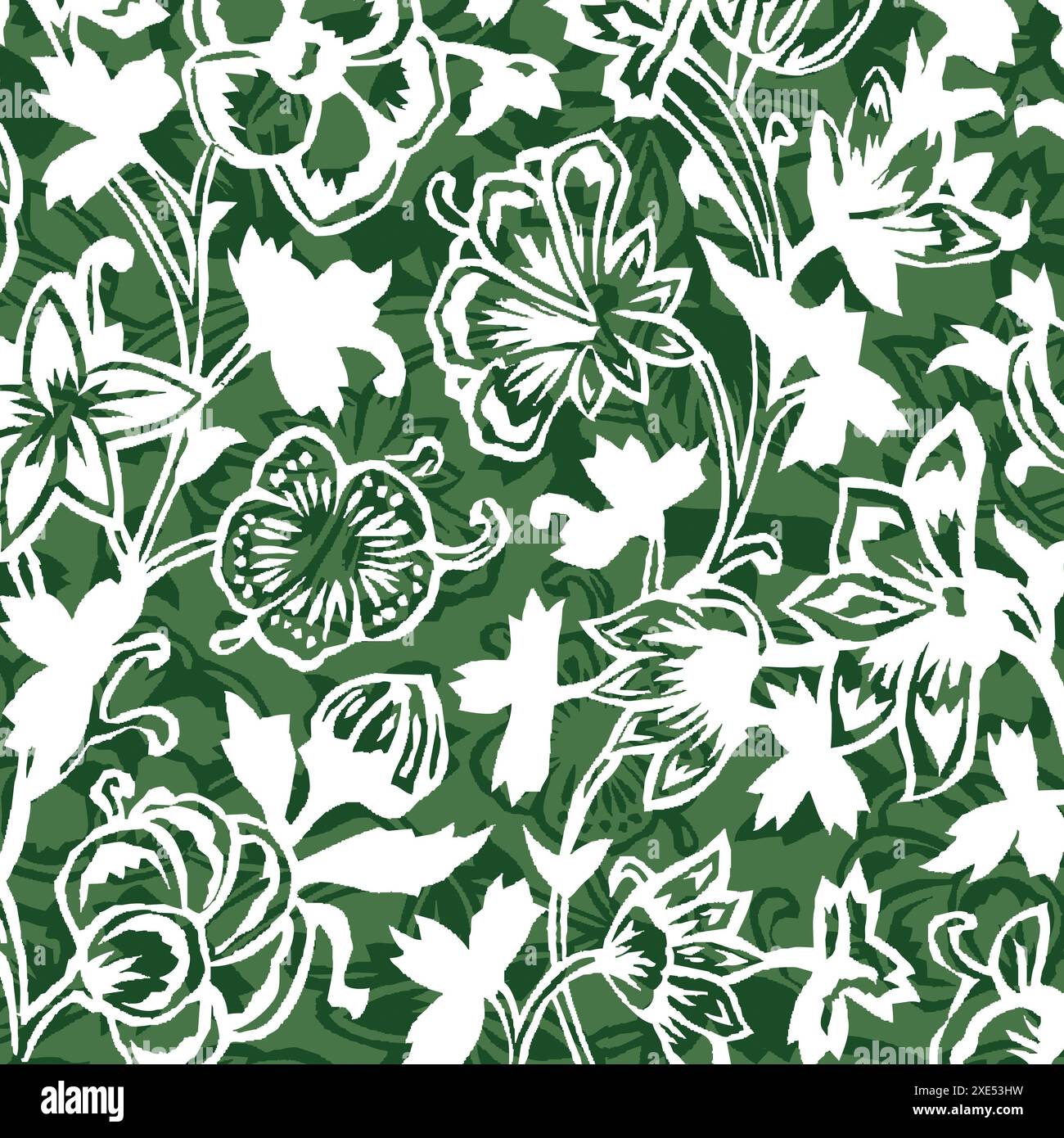 Pattern of plants Stock Photo - Alamy