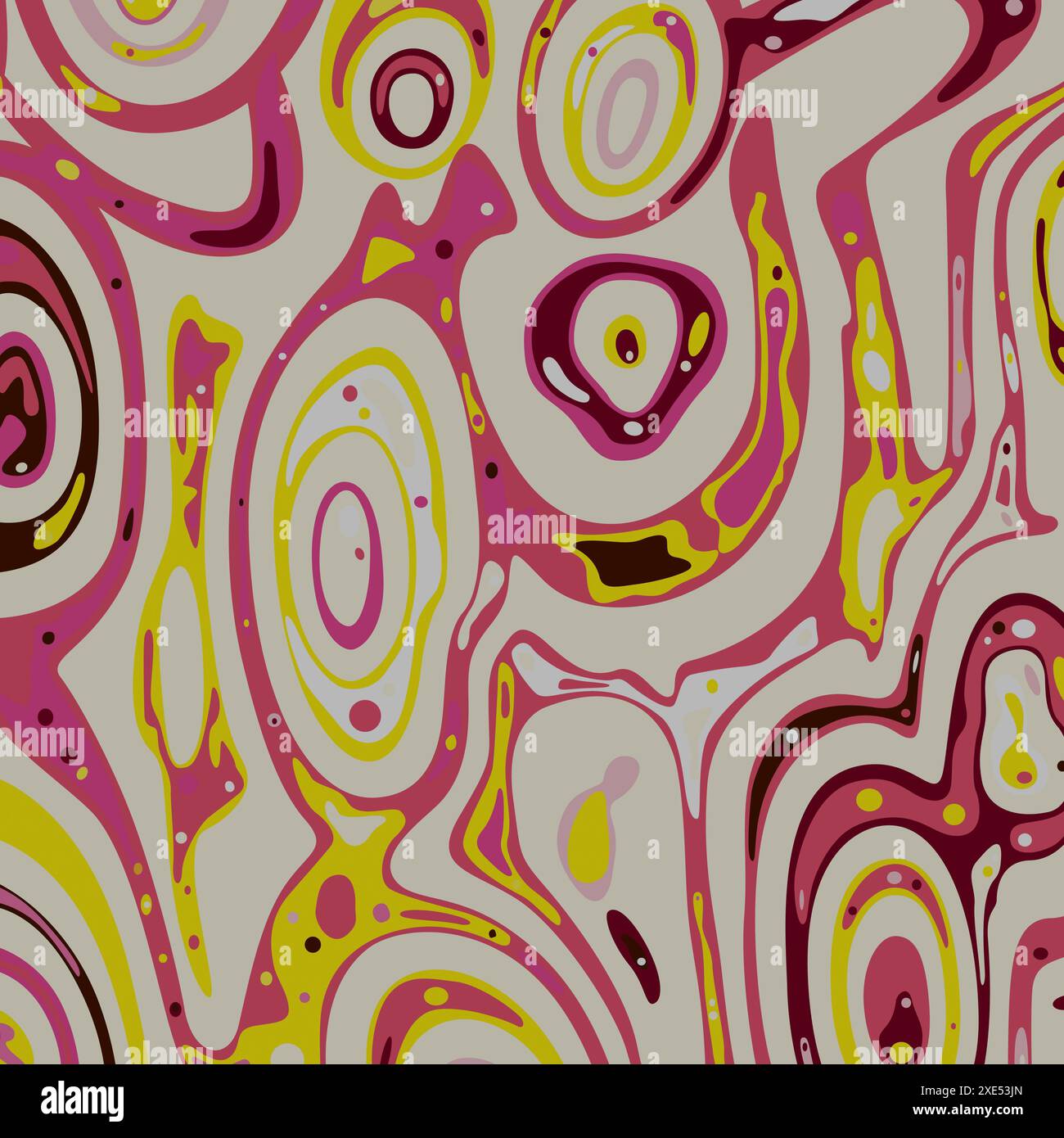 Patterns of melting circles Stock Photo - Alamy