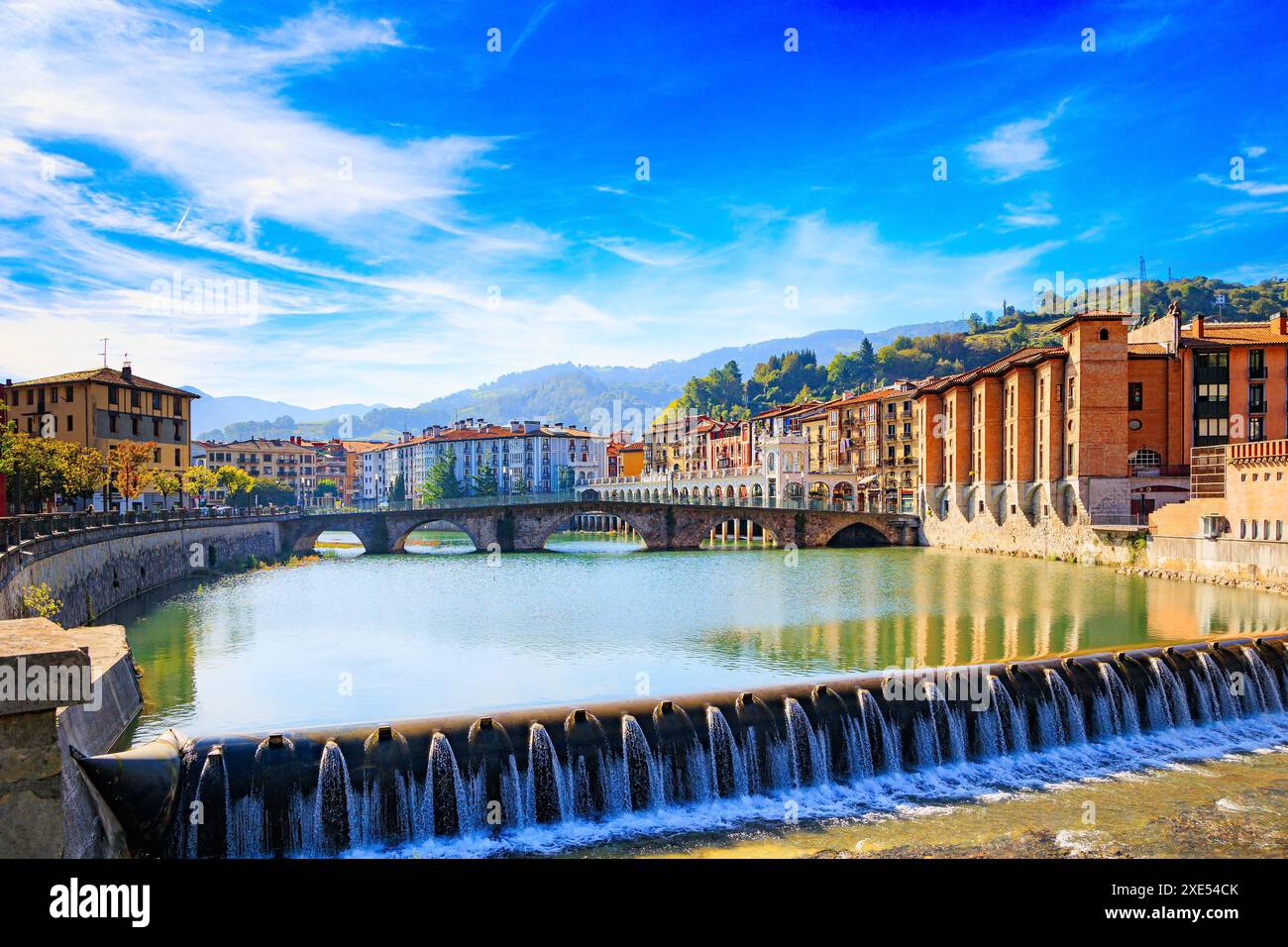The river Oria Stock Photo - Alamy