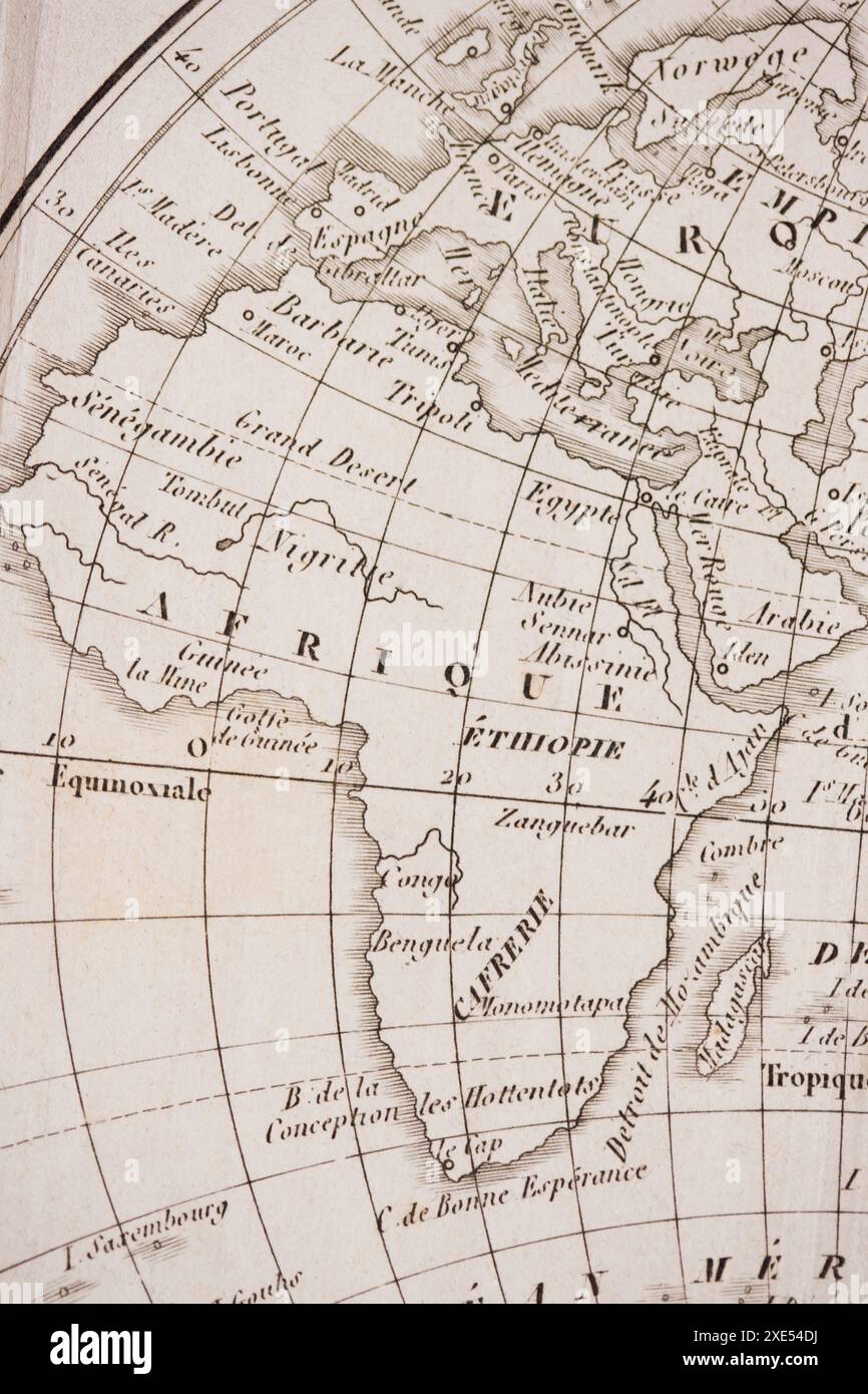 Late 18th century world map hi-res stock photography and images - Alamy
