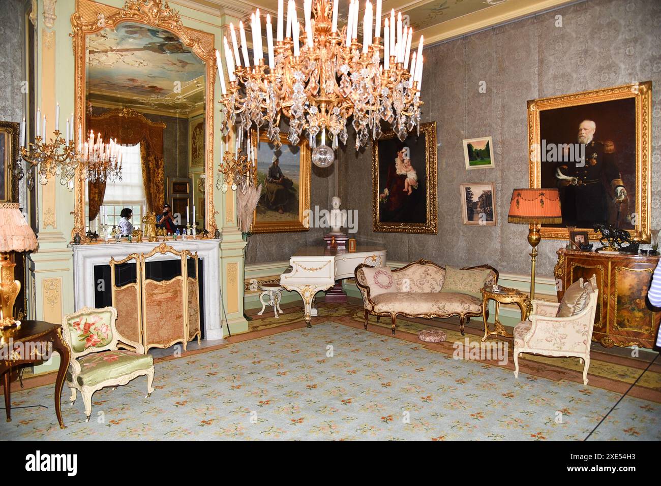 Apeldoorn, the Netherlands. june 16, 2024. One of rooms of the Palace ...
