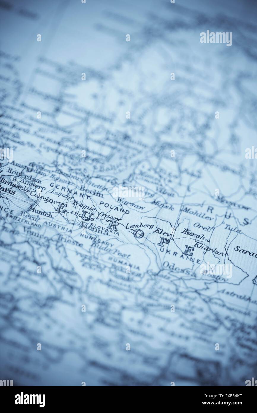 Old world map Stock Photo - Alamy