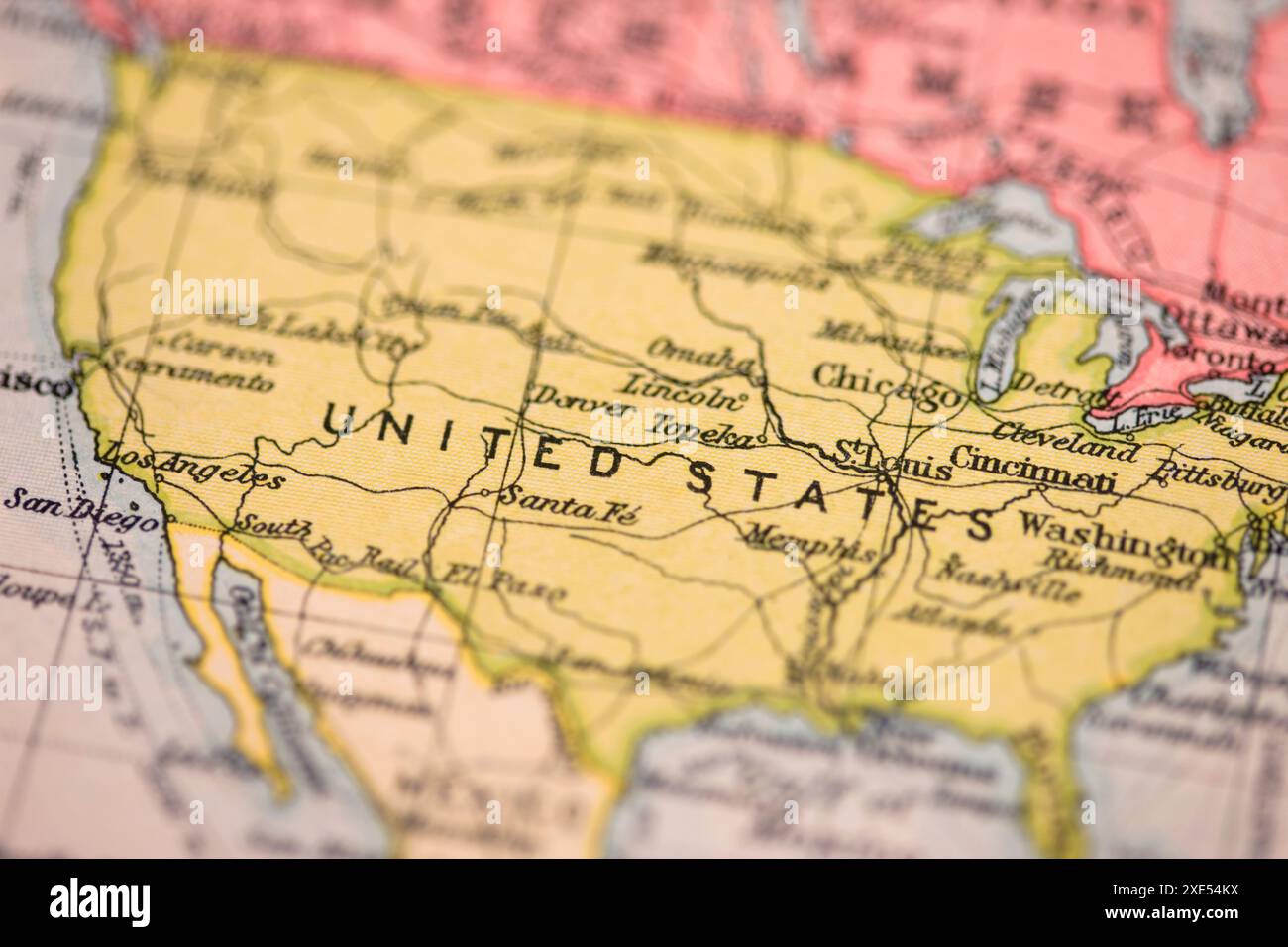 Old world map Stock Photo - Alamy