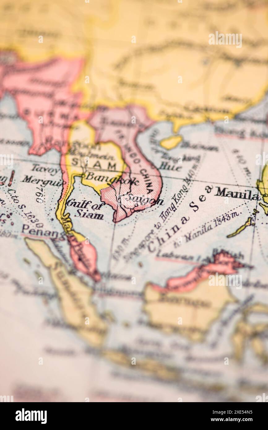 Old world map Stock Photo - Alamy