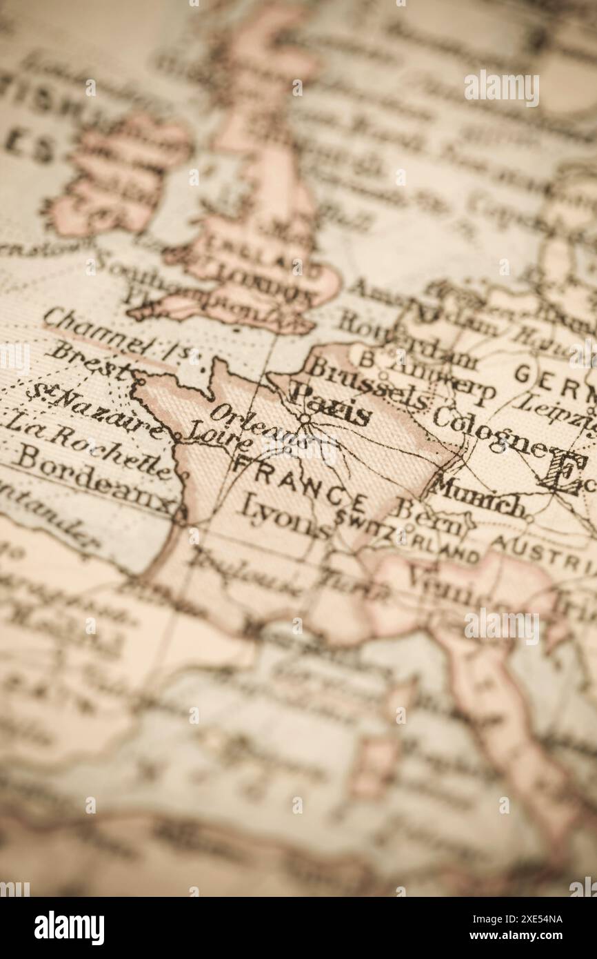 Old world map Stock Photo - Alamy