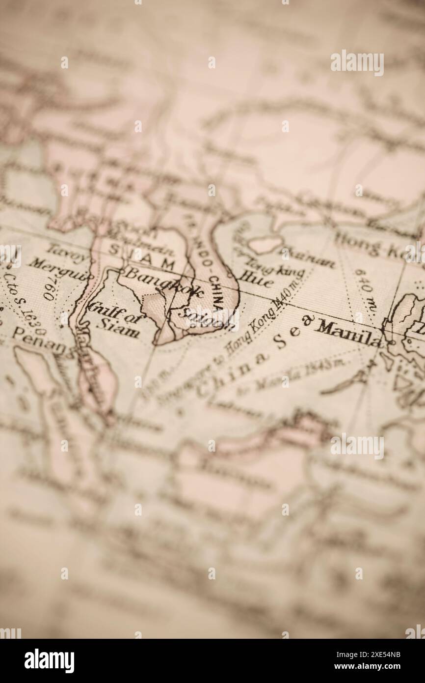 Old world map Stock Photo - Alamy