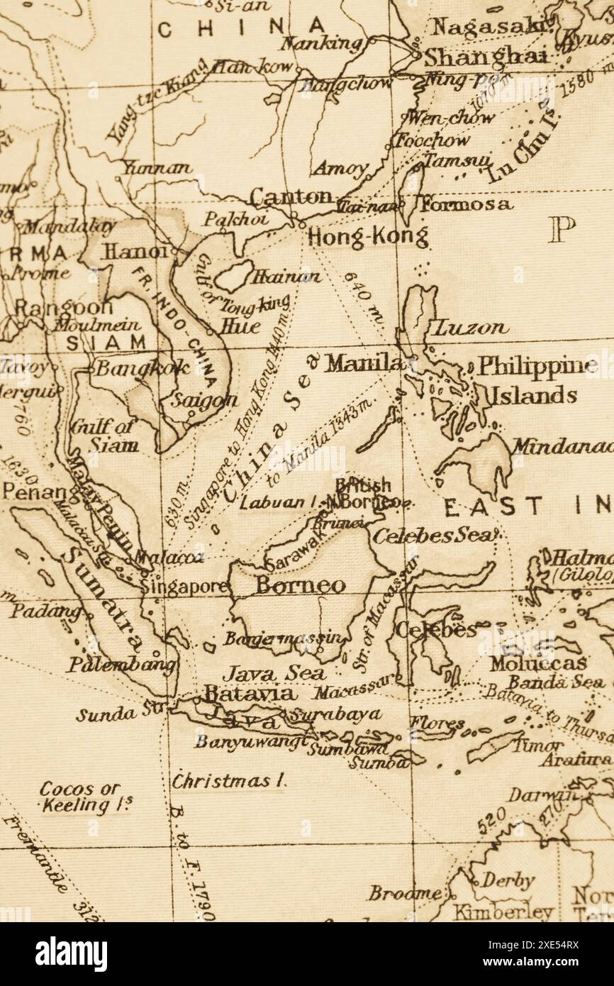 Old world map Stock Photo - Alamy