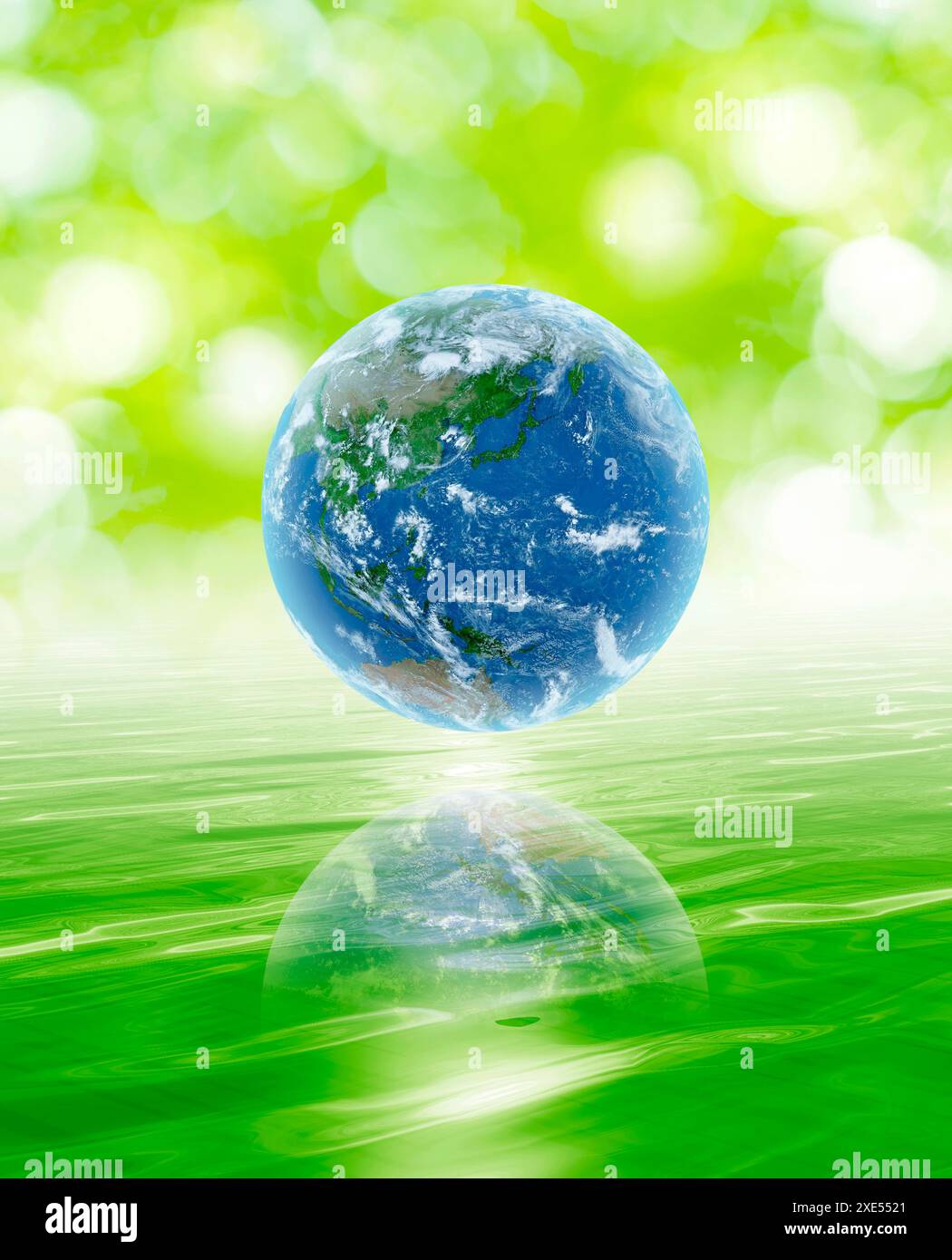 Earth and fresh greenery Stock Photo - Alamy