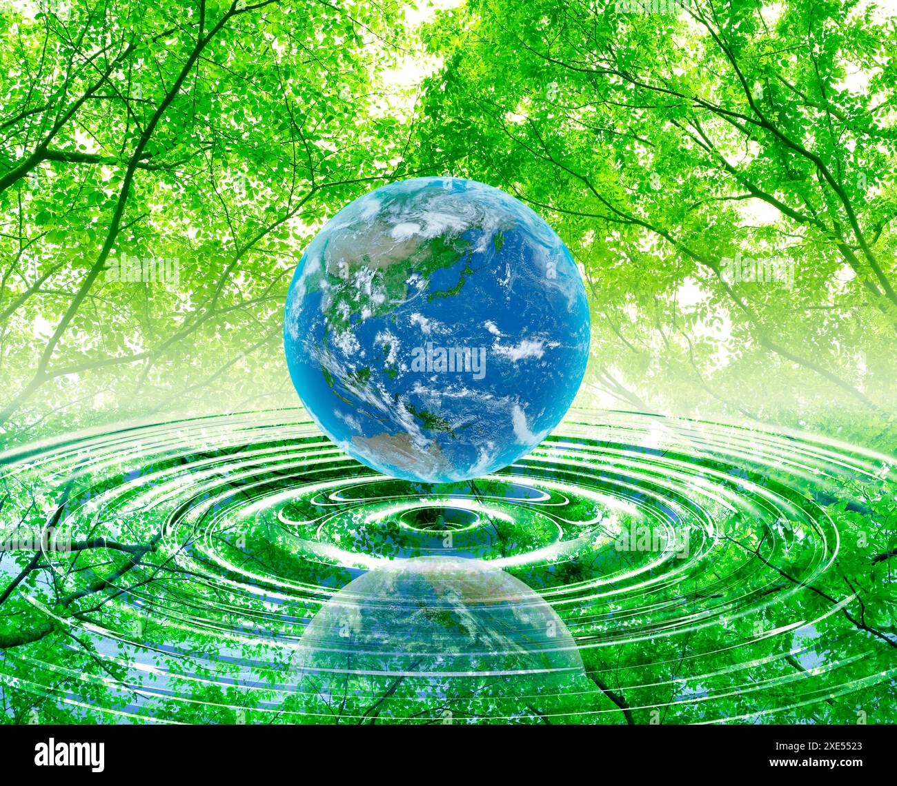 Composite globe world earth hi-res stock photography and images - Alamy