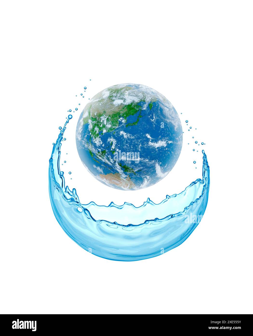 Earth and water Stock Photo - Alamy