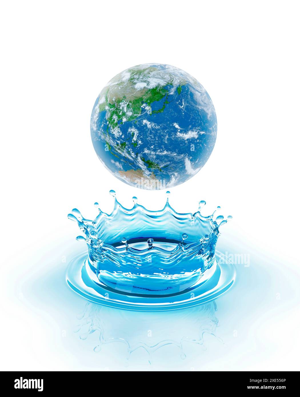 Earth and water Stock Photo - Alamy