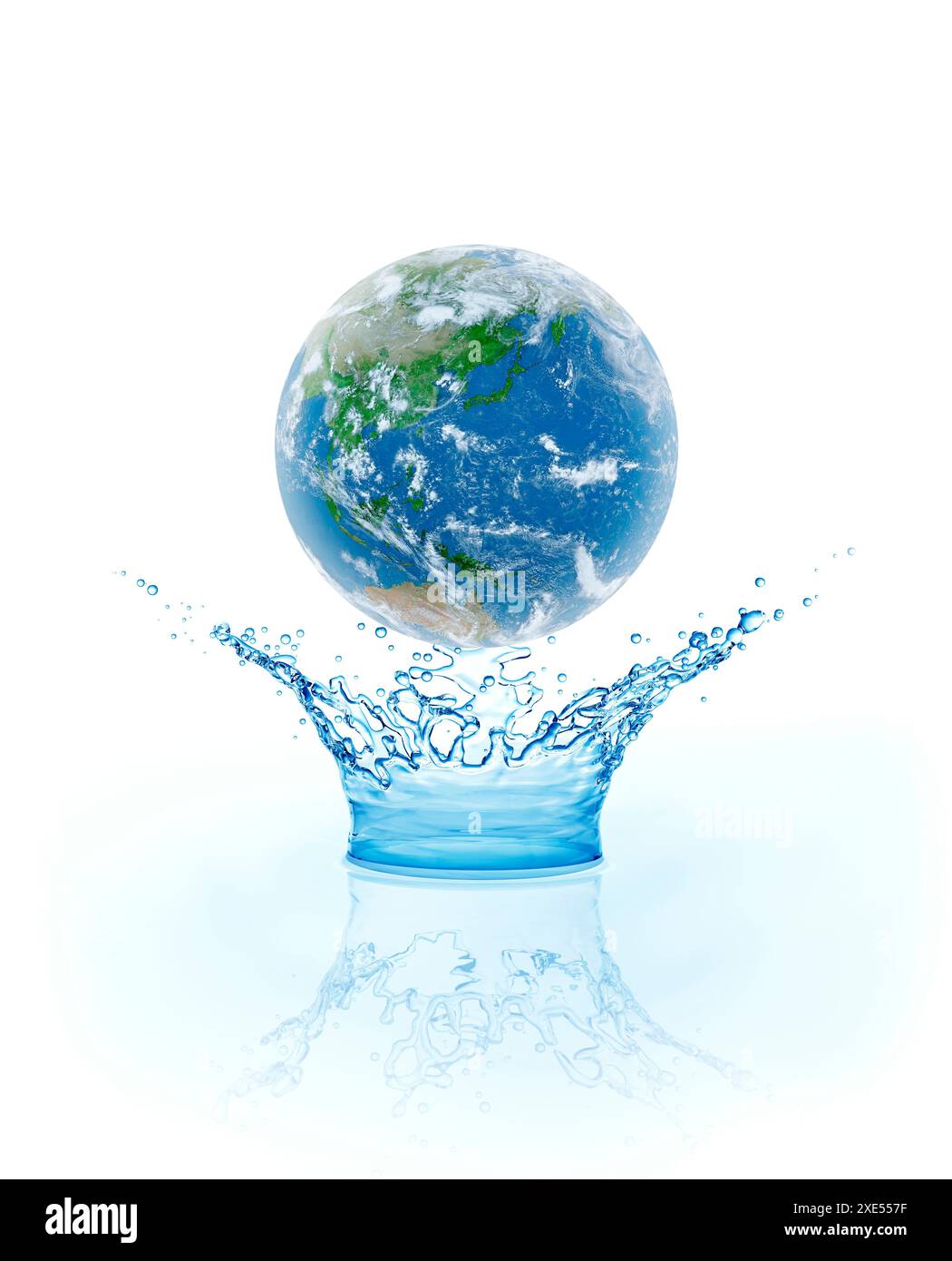 Earth and water Stock Photo - Alamy