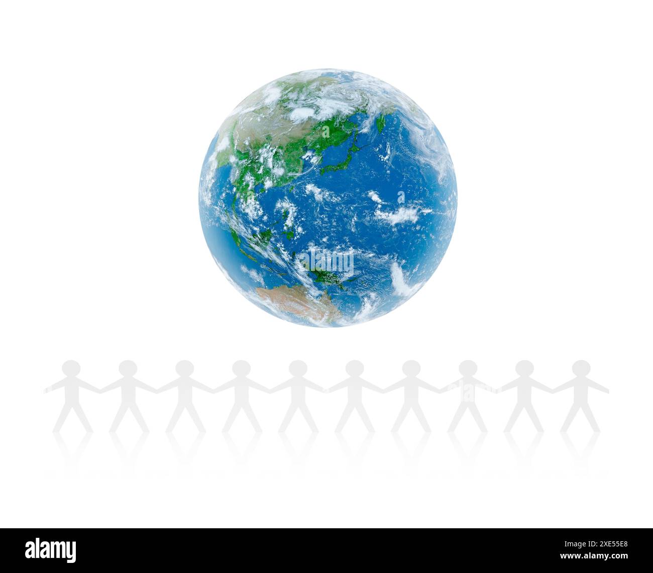 Earth and people Stock Photo - Alamy