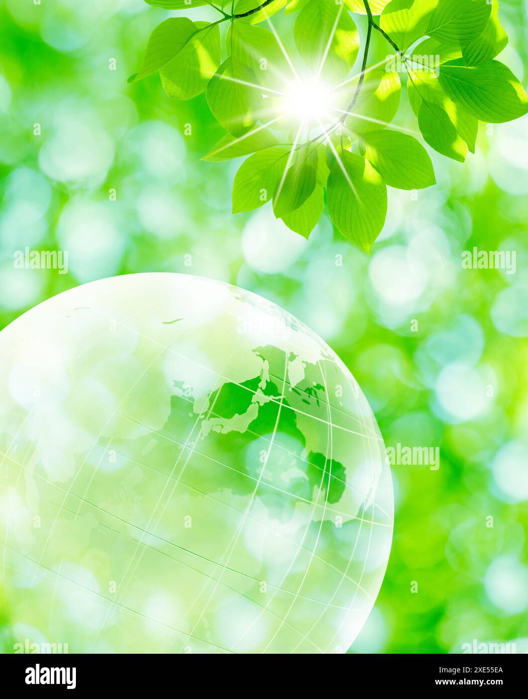 Earth and fresh greenery Stock Photo - Alamy