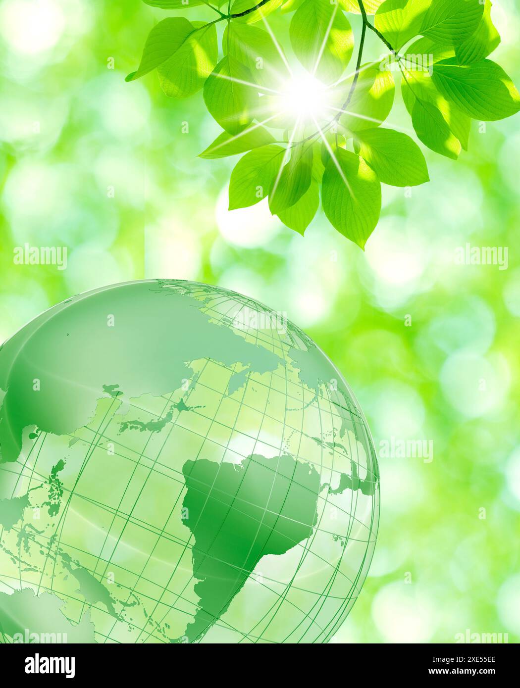 Earth and fresh greenery Stock Photo - Alamy
