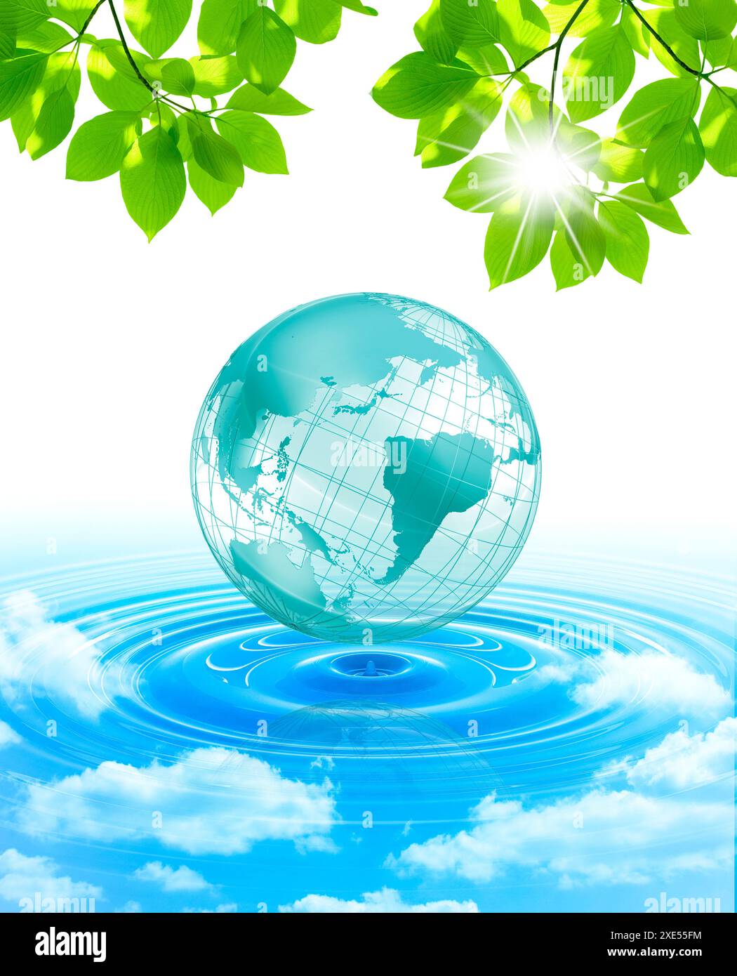 Earth and fresh greenery Stock Photo - Alamy