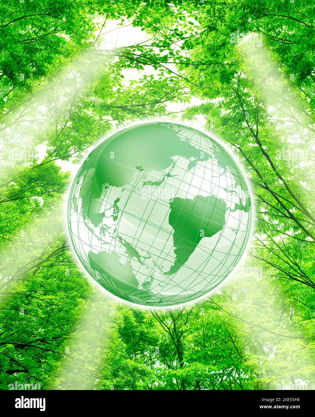 Earth and fresh greenery Stock Photo - Alamy