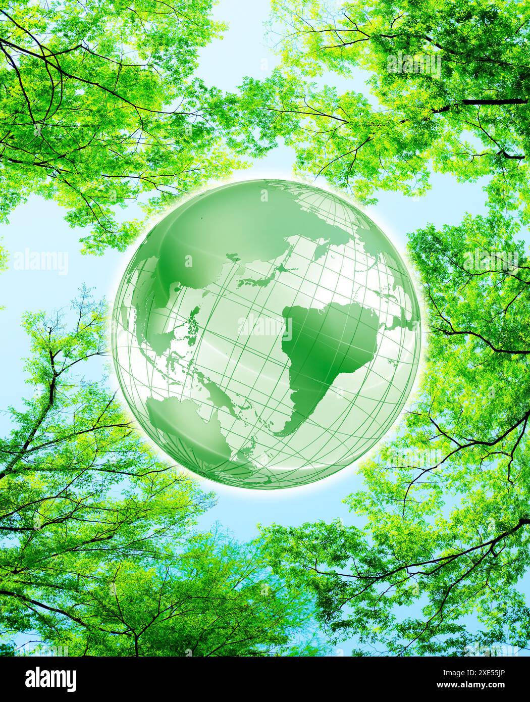Earth and fresh greenery Stock Photo - Alamy