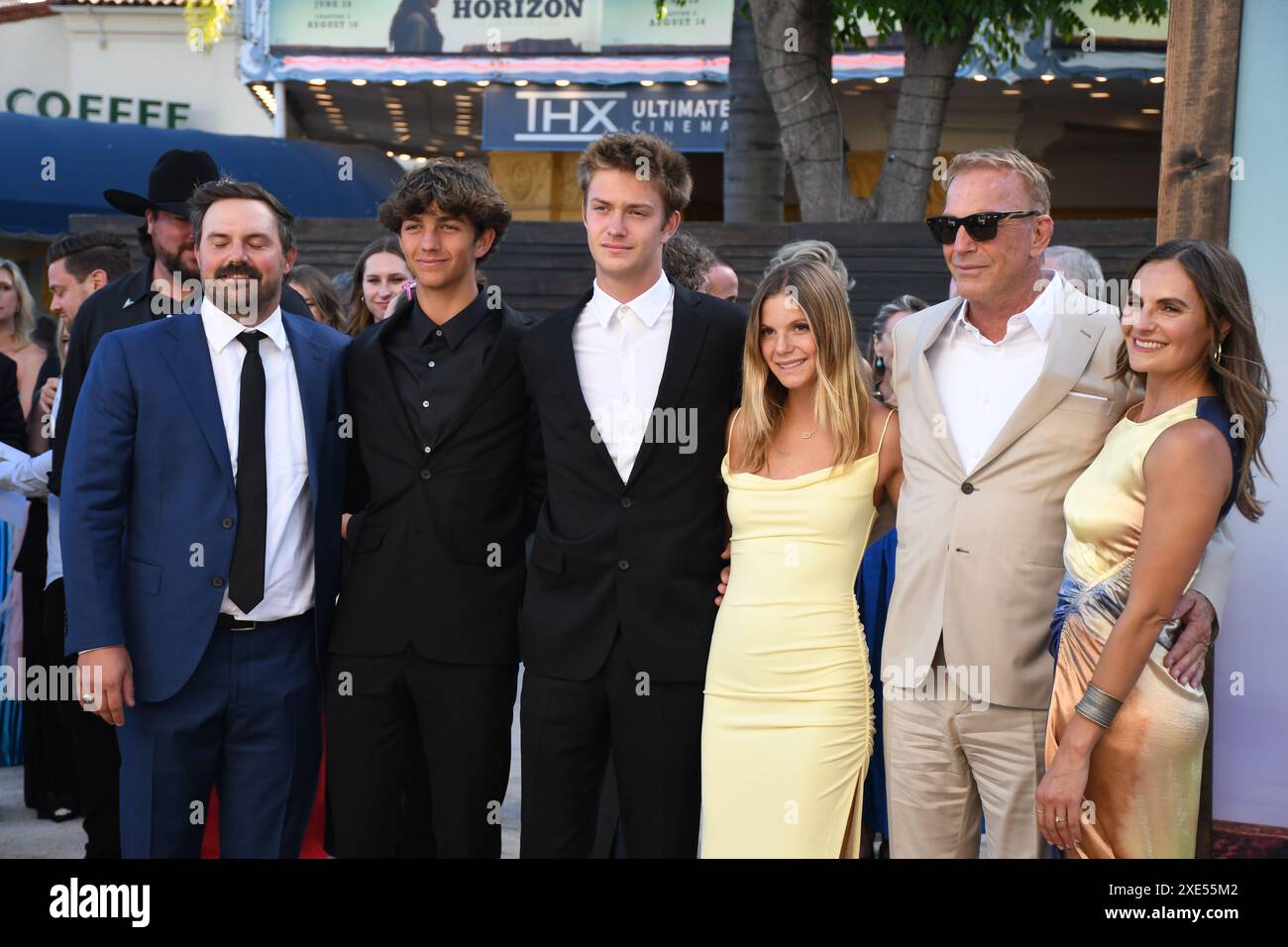 Los Angeles, California, USA 24th June 2024 (L-R) Joe Costner, Hayes ...