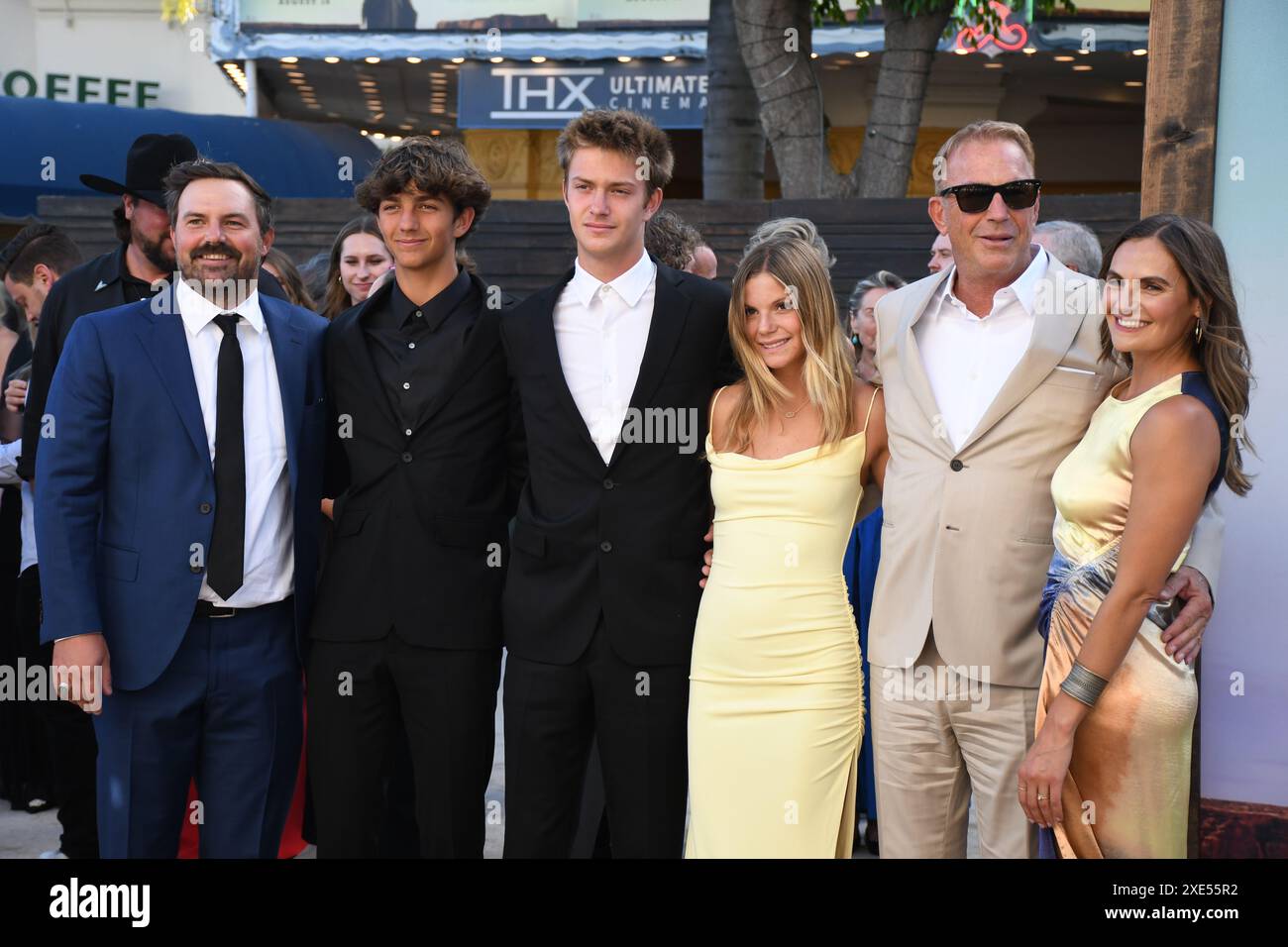 Los Angeles, California, USA 24th June 2024 (L-R) Joe Costner, Hayes ...