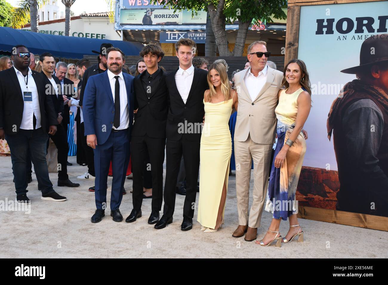 Los Angeles, California, USA 24th June 2024 (L-R) Joe Costner, Hayes ...