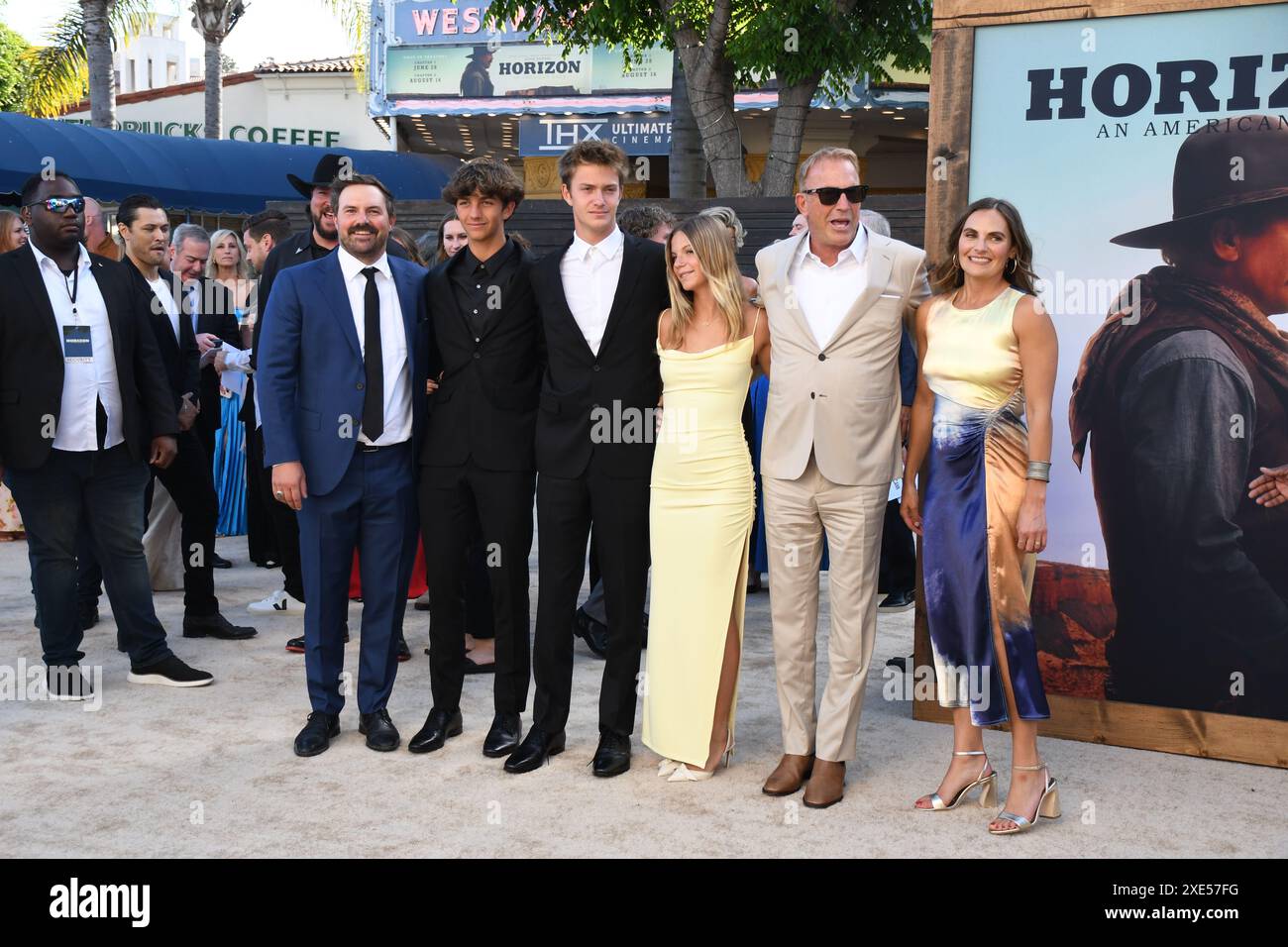 Los Angeles, California, USA 24th June 2024 (L-R) Joe Costner, Hayes ...