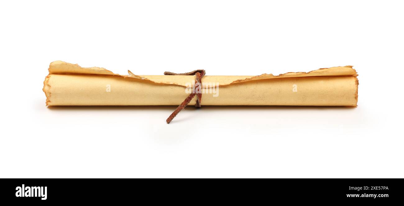 Old parchment scroll paper hi-res stock photography and images - Alamy