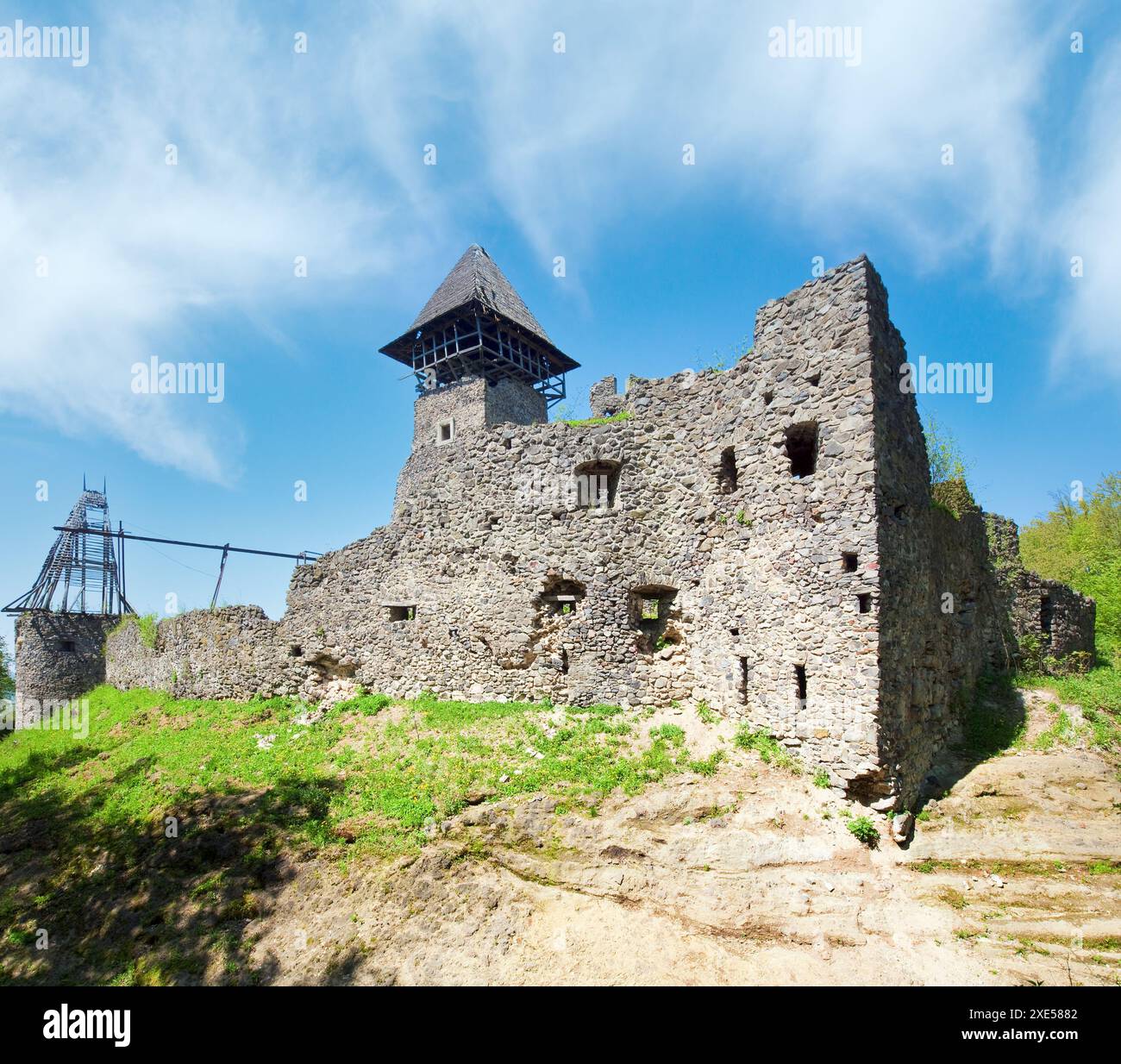 Ancient fortress ruins Stock Photo - Alamy