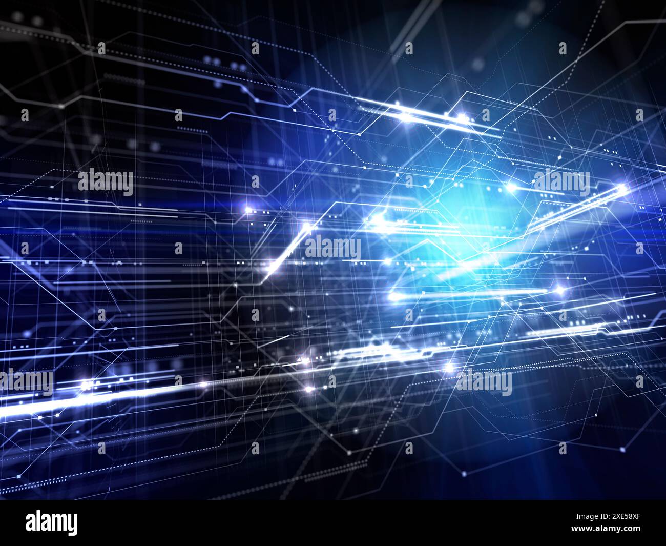 Schematics of different dimensions Stock Photo - Alamy