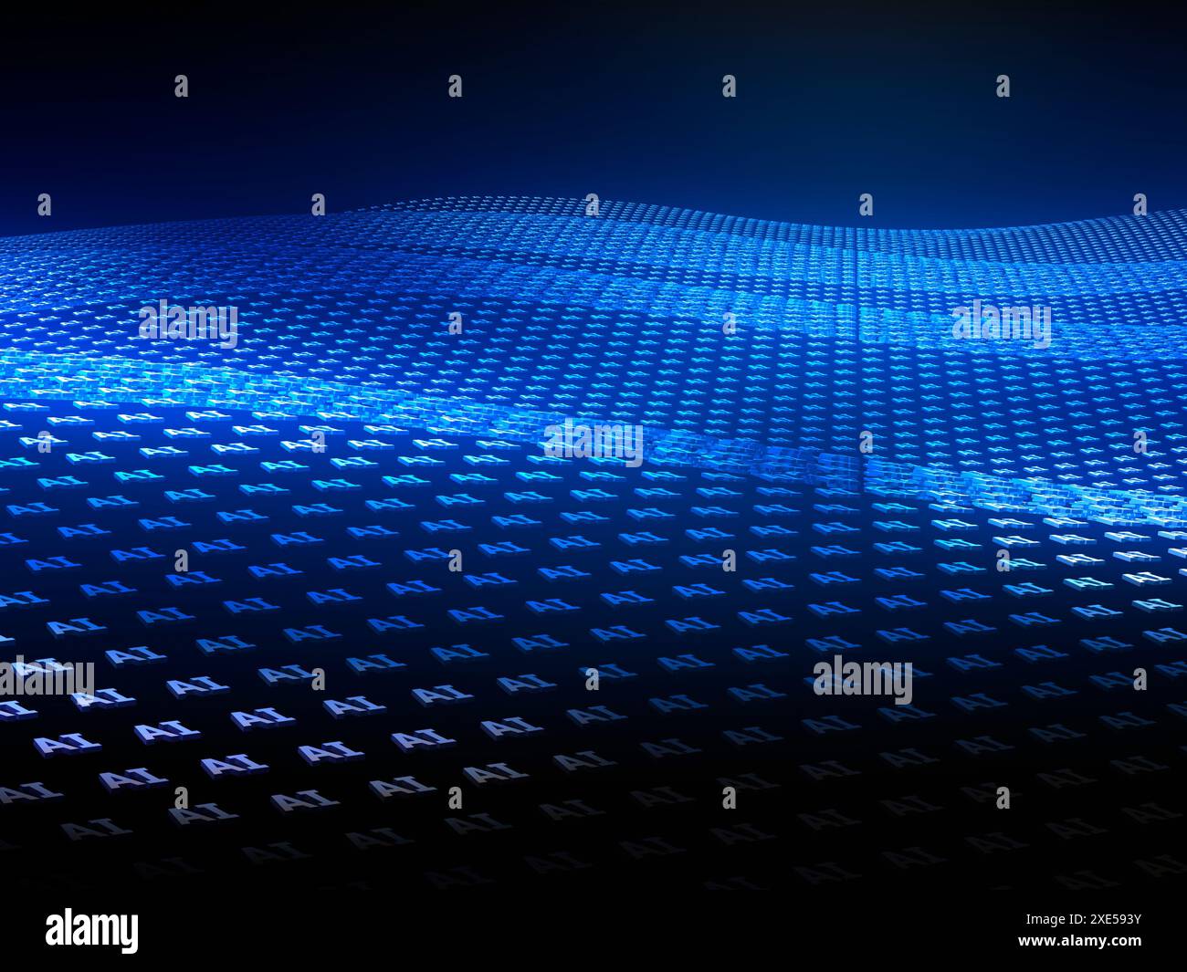 Wavy AI group Stock Photo - Alamy