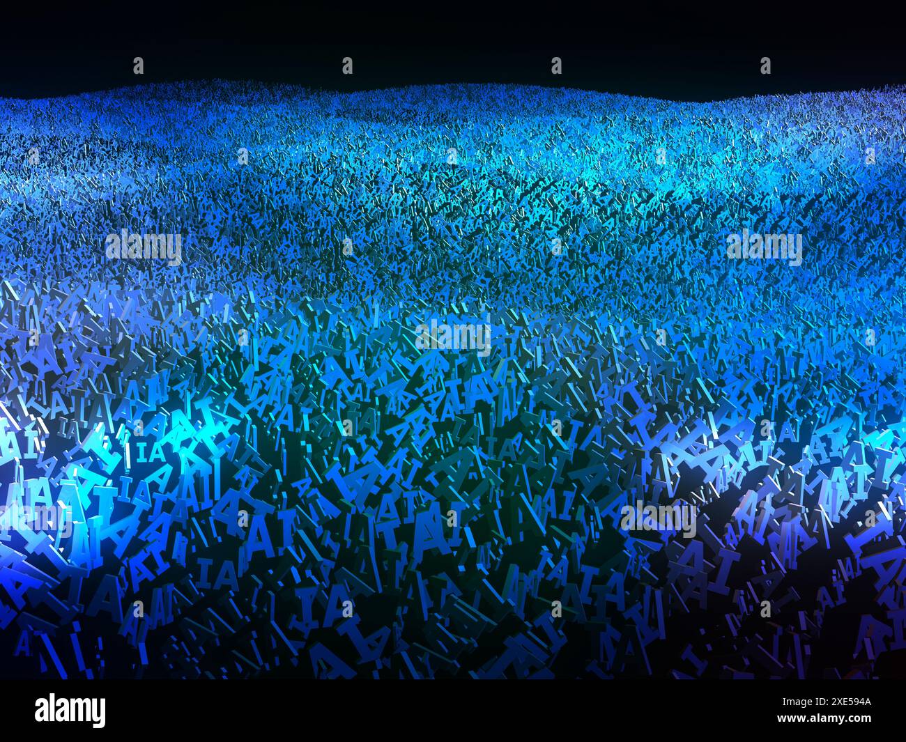 Wavy AI group Stock Photo - Alamy