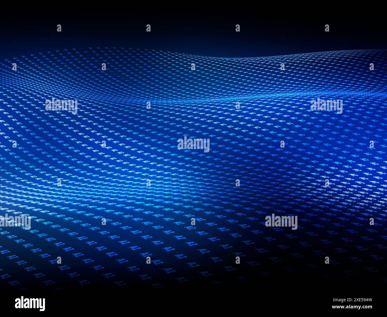 Wavy AI group Stock Photo - Alamy