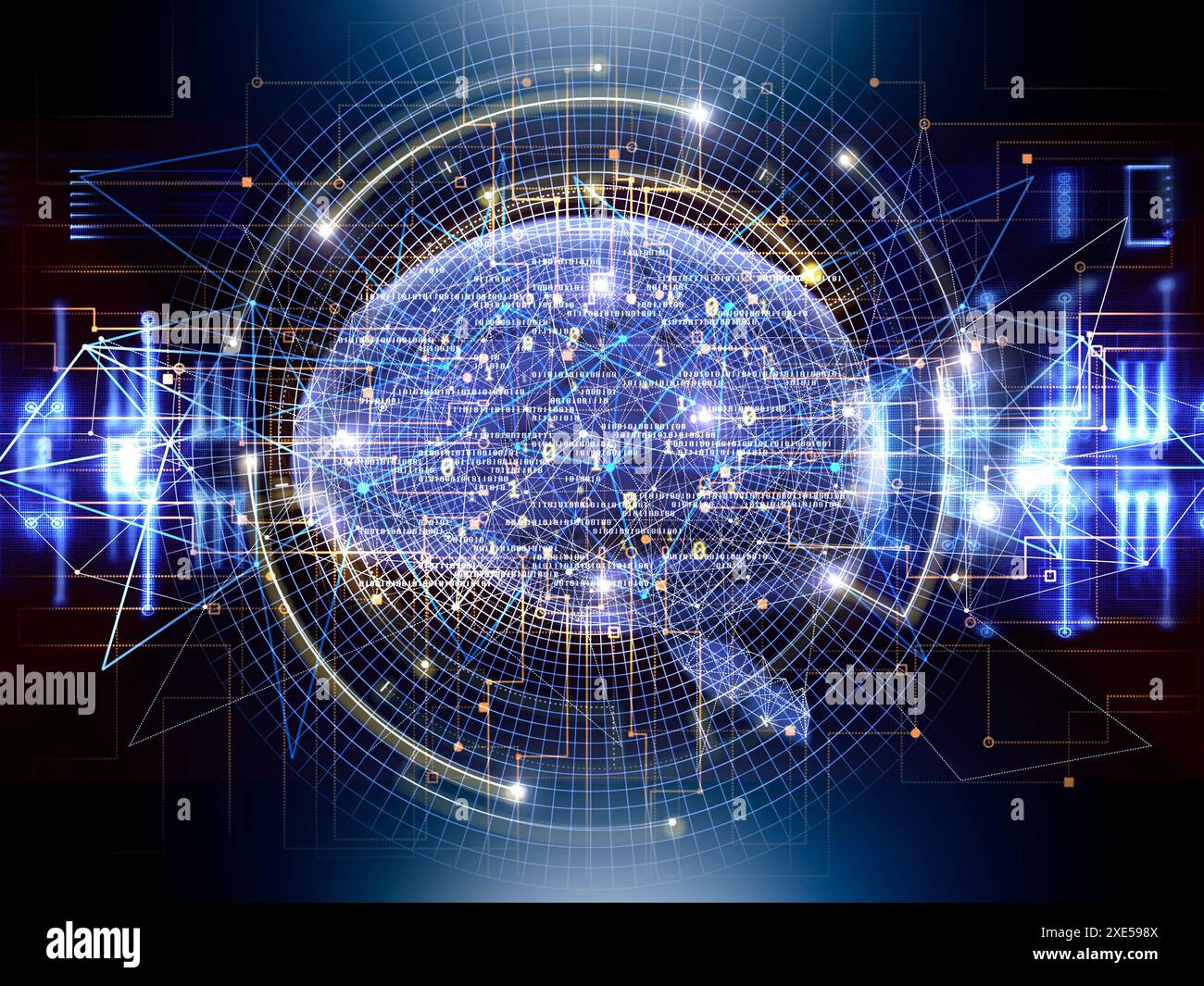 Analysing brain function Stock Photo - Alamy