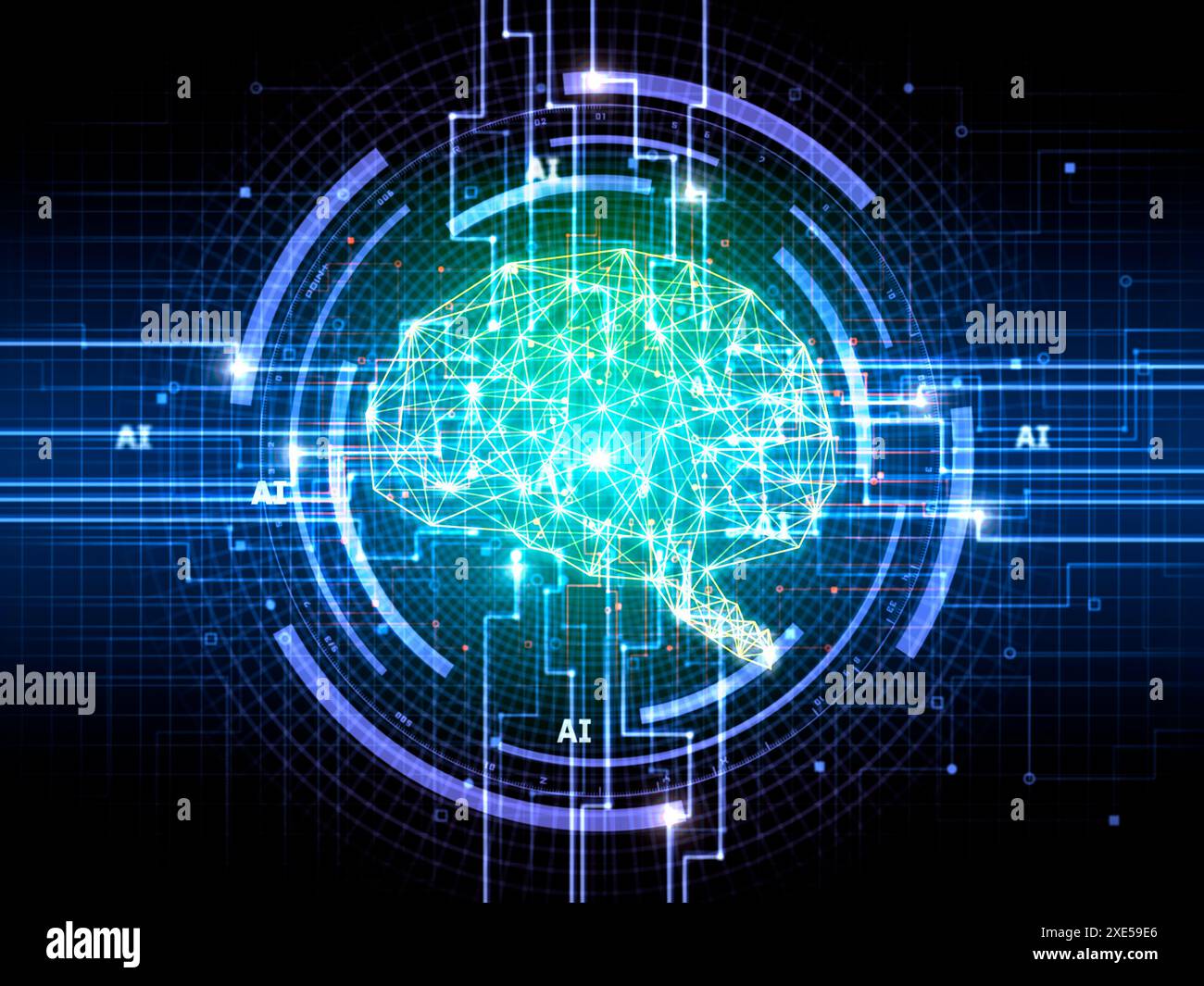 Brain data analysis hi-res stock photography and images - Alamy