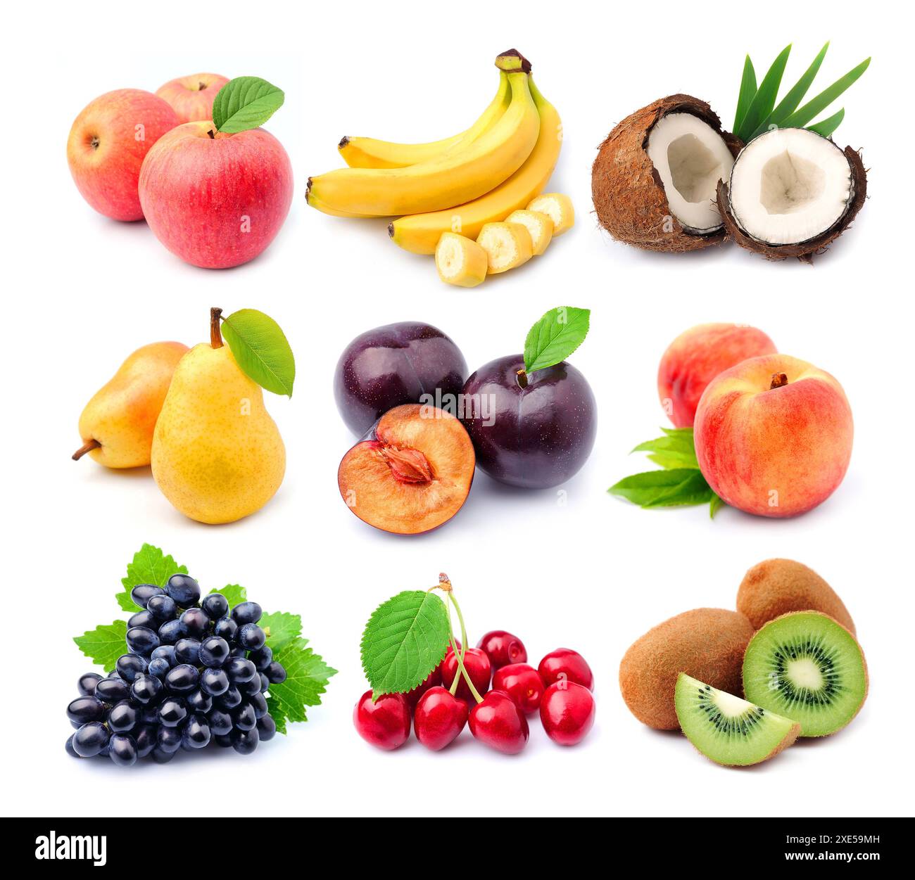 Collage of fruits Stock Photo - Alamy