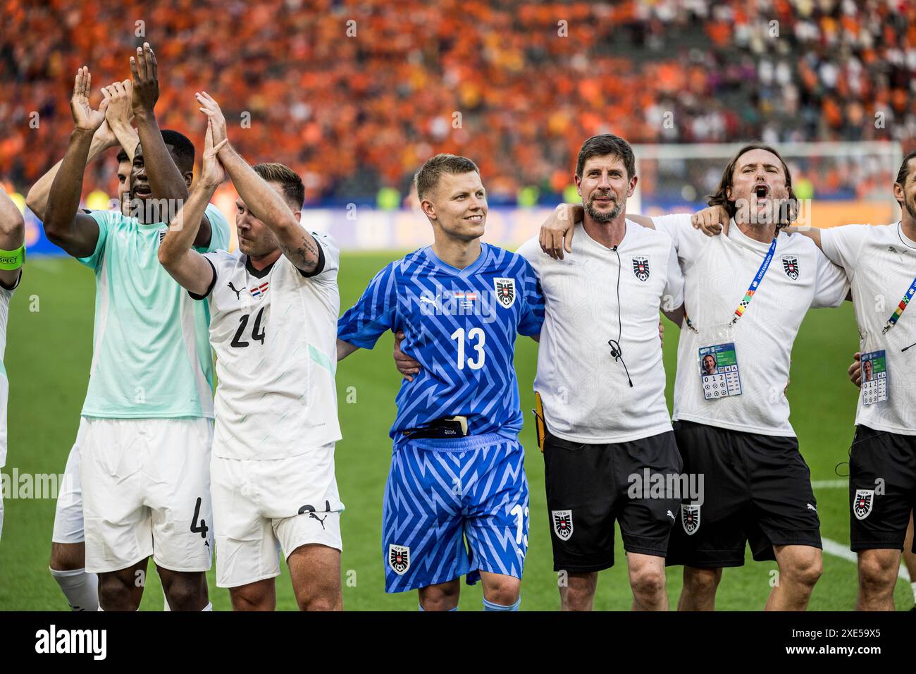 Berlin, Germany. 25th June, 2024. Goalkeeper Patrick Pentz (13) of ...