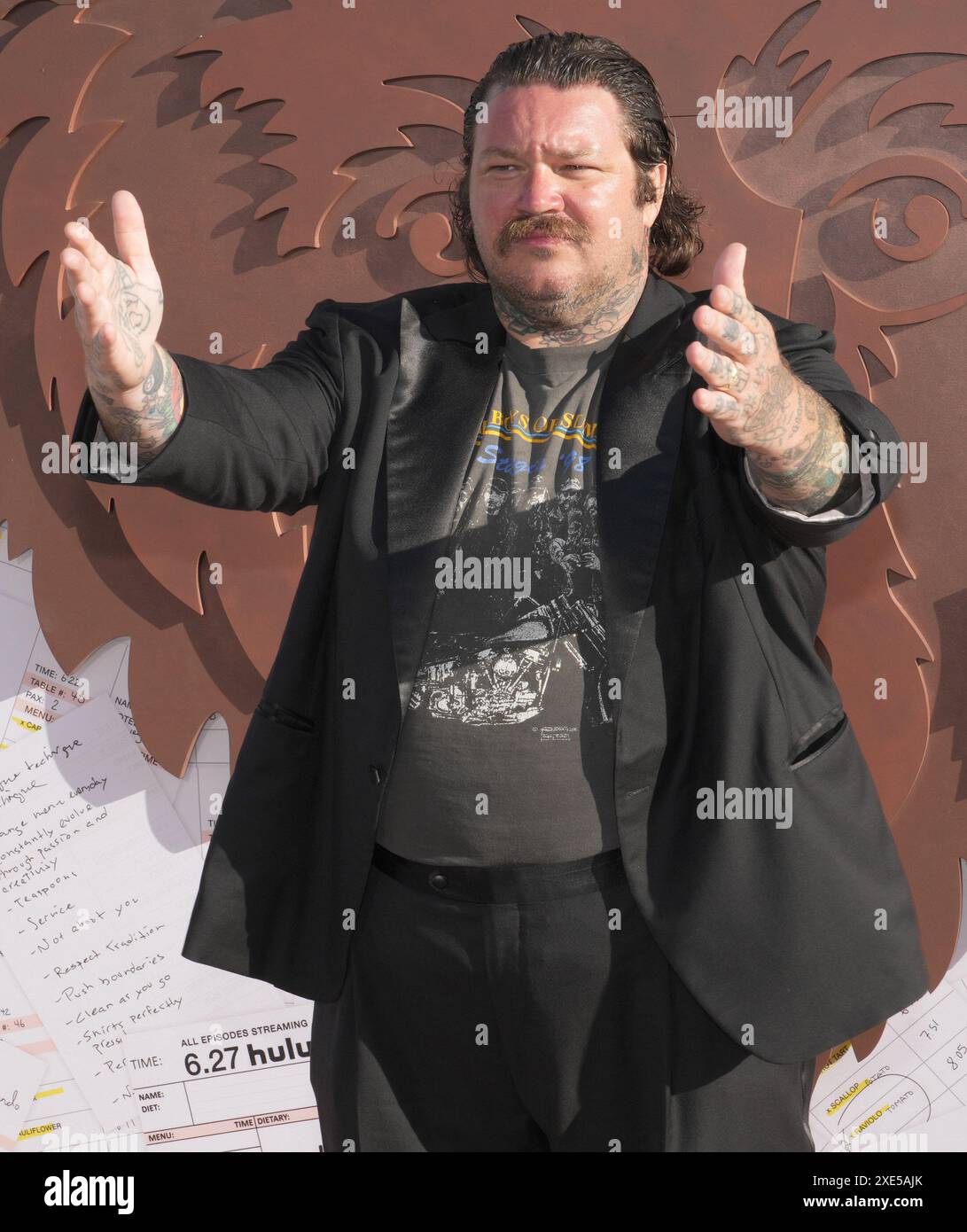 Los Angeles, USA. 25th June, 2024. Matty Matheson arrives at the FX's ...