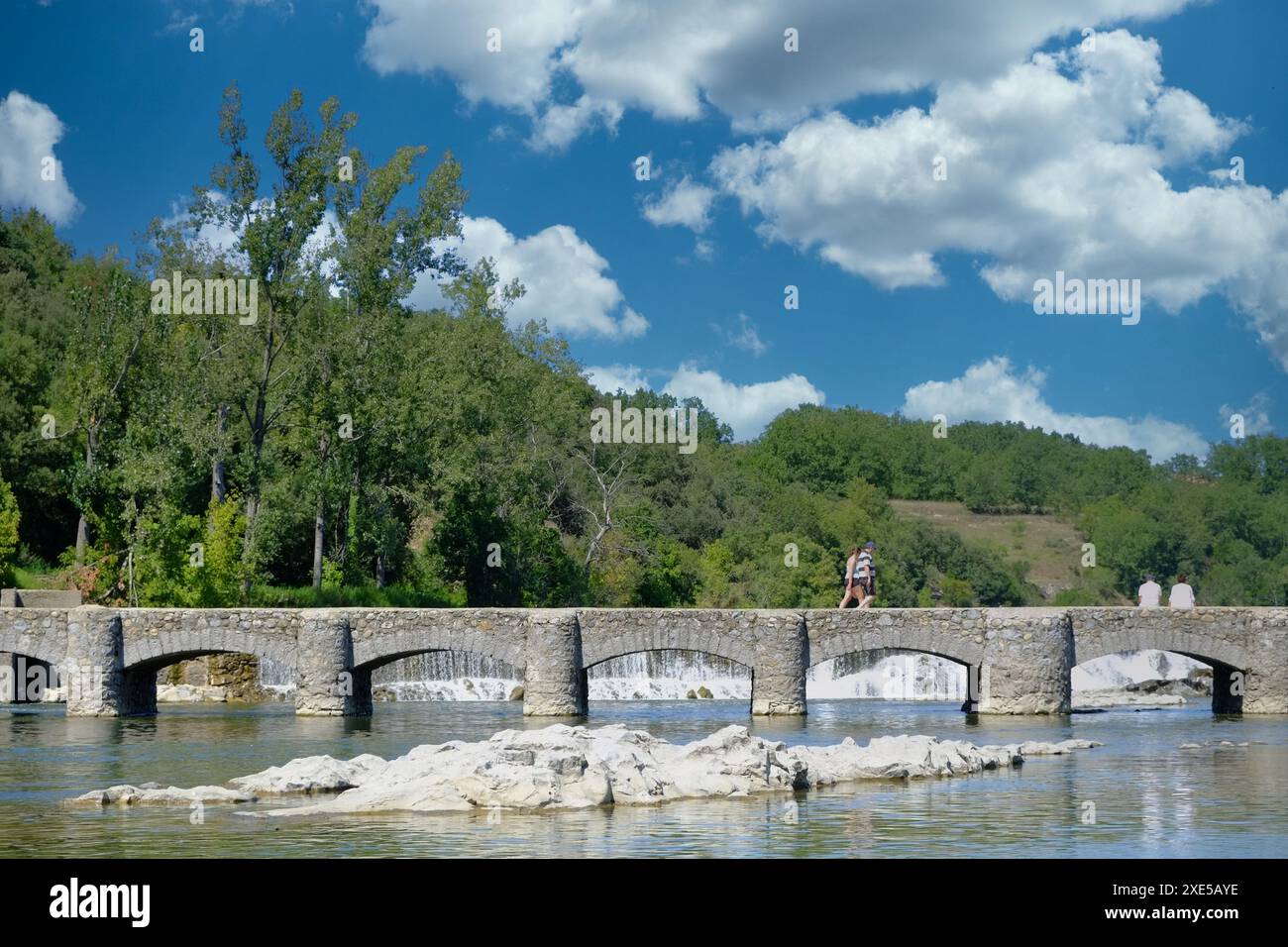 This vivid image captures the essence of the Ardeche region with its ...