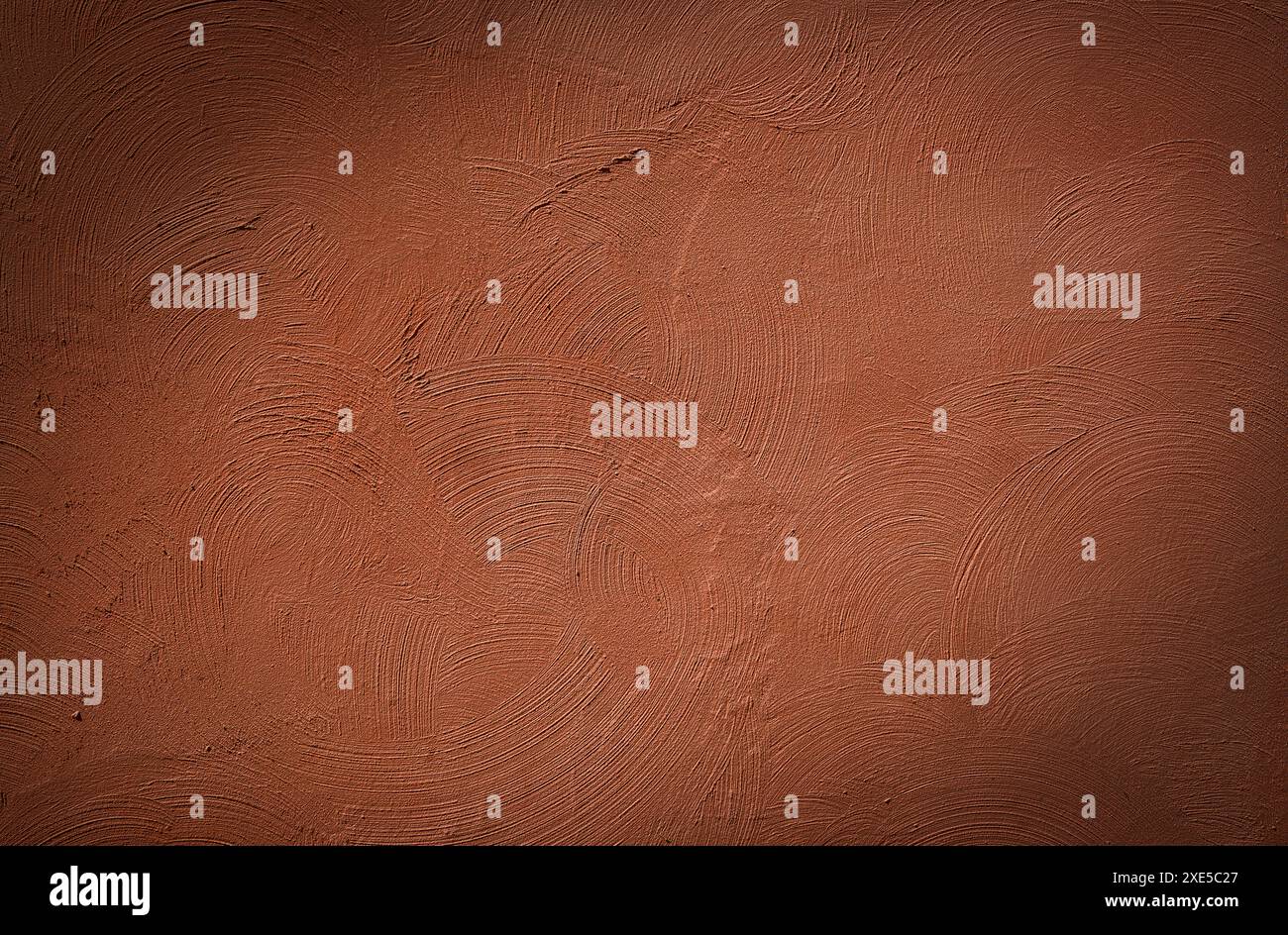 Red plastered rusty concrete wall 6 Stock Photo - Alamy
