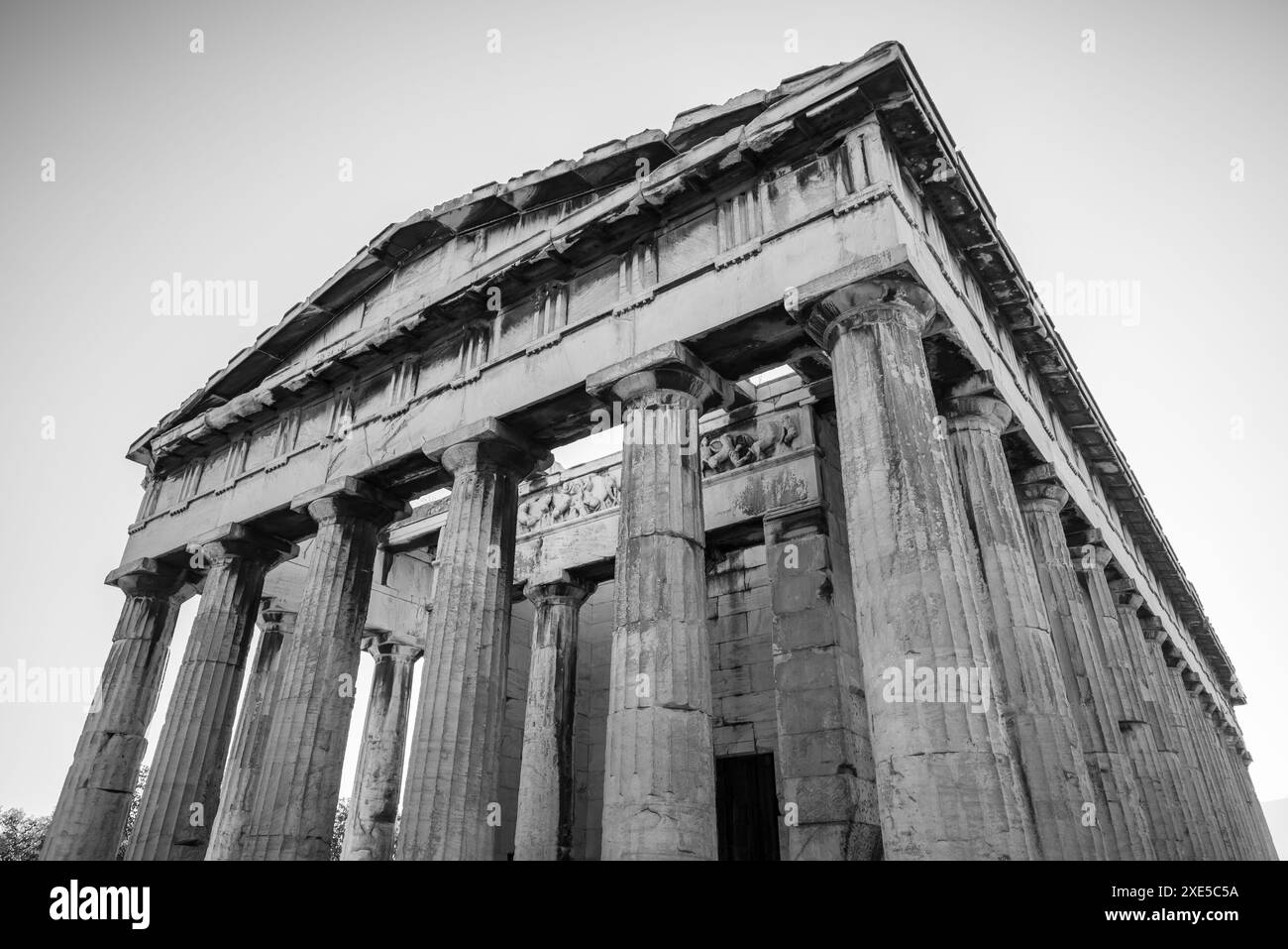 Ruins of Temple of Hephaestus in Ancient Agora in Athens, capital of ...