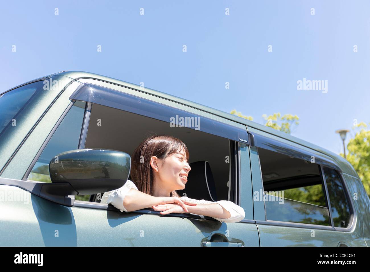 Woman driving mini hi-res stock photography and images - Alamy
