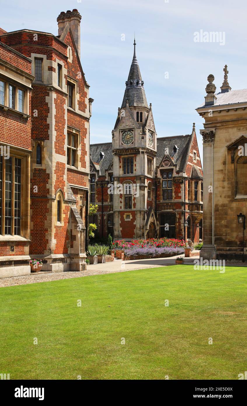 The old Pembroke college library. Cambridge university. United Kingdom ...